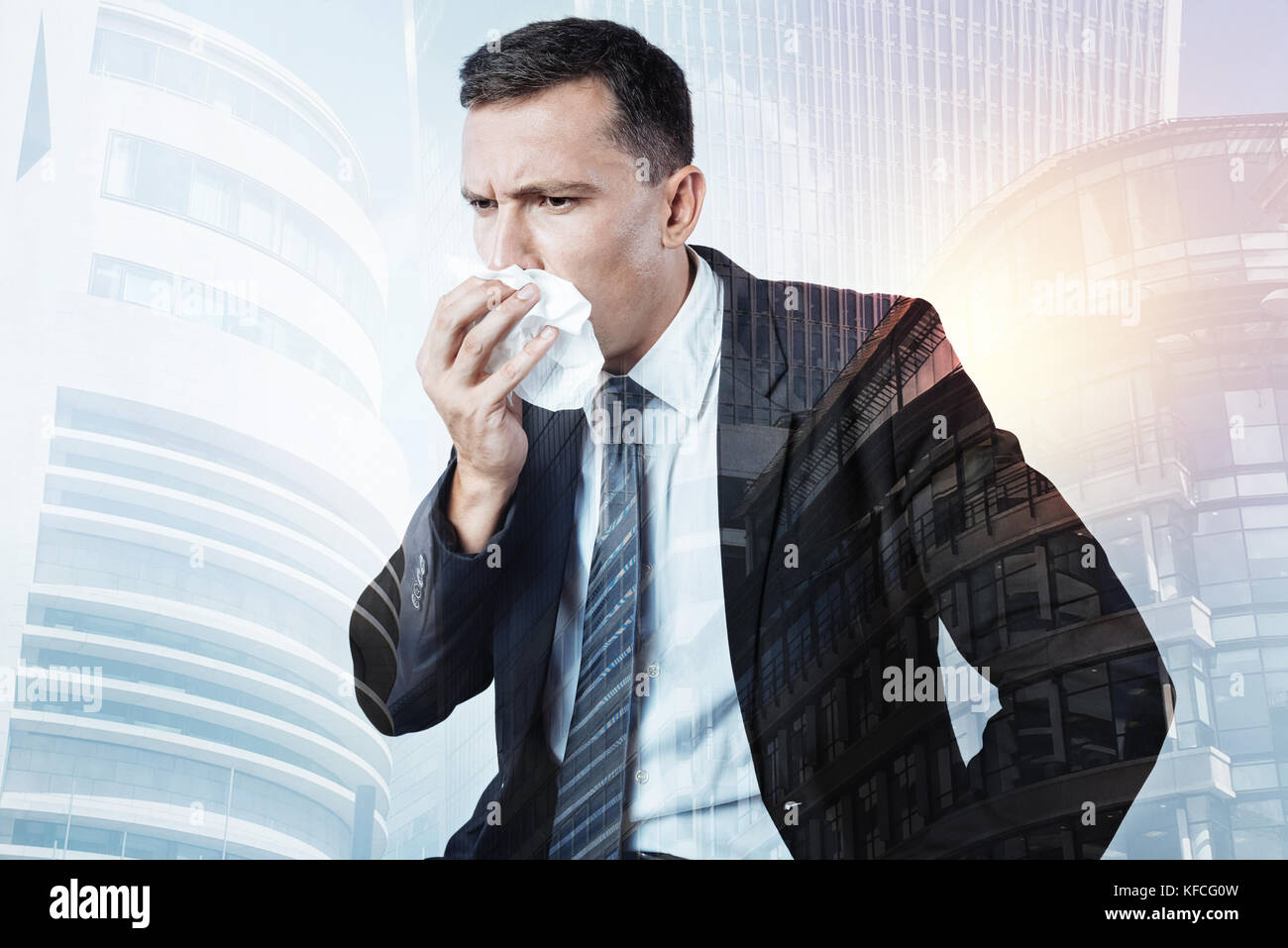 Healthcare investment man holding hi-res stock photography and images ...