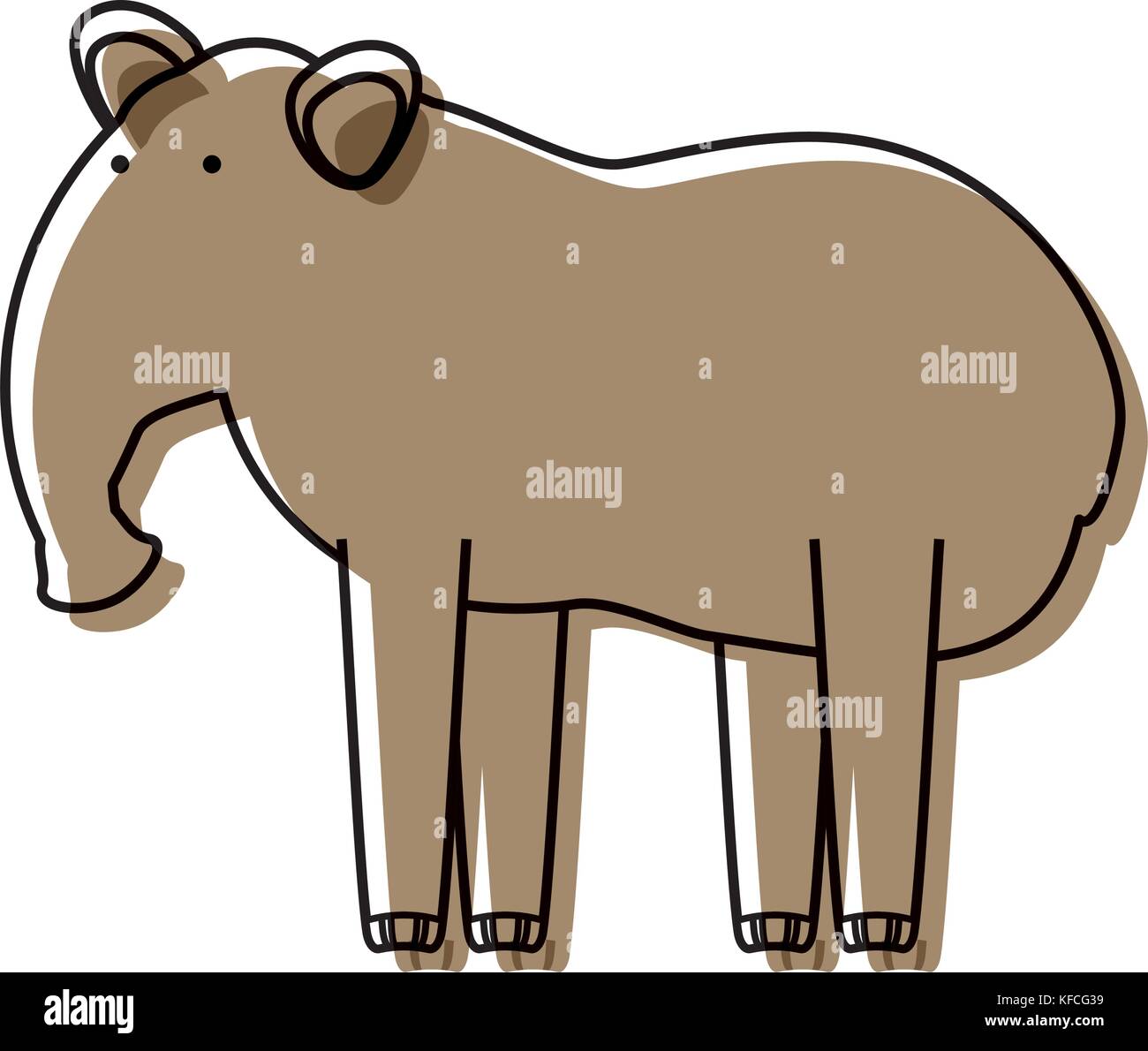 cartoon anteater icon Stock Vector Image & Art - Alamy