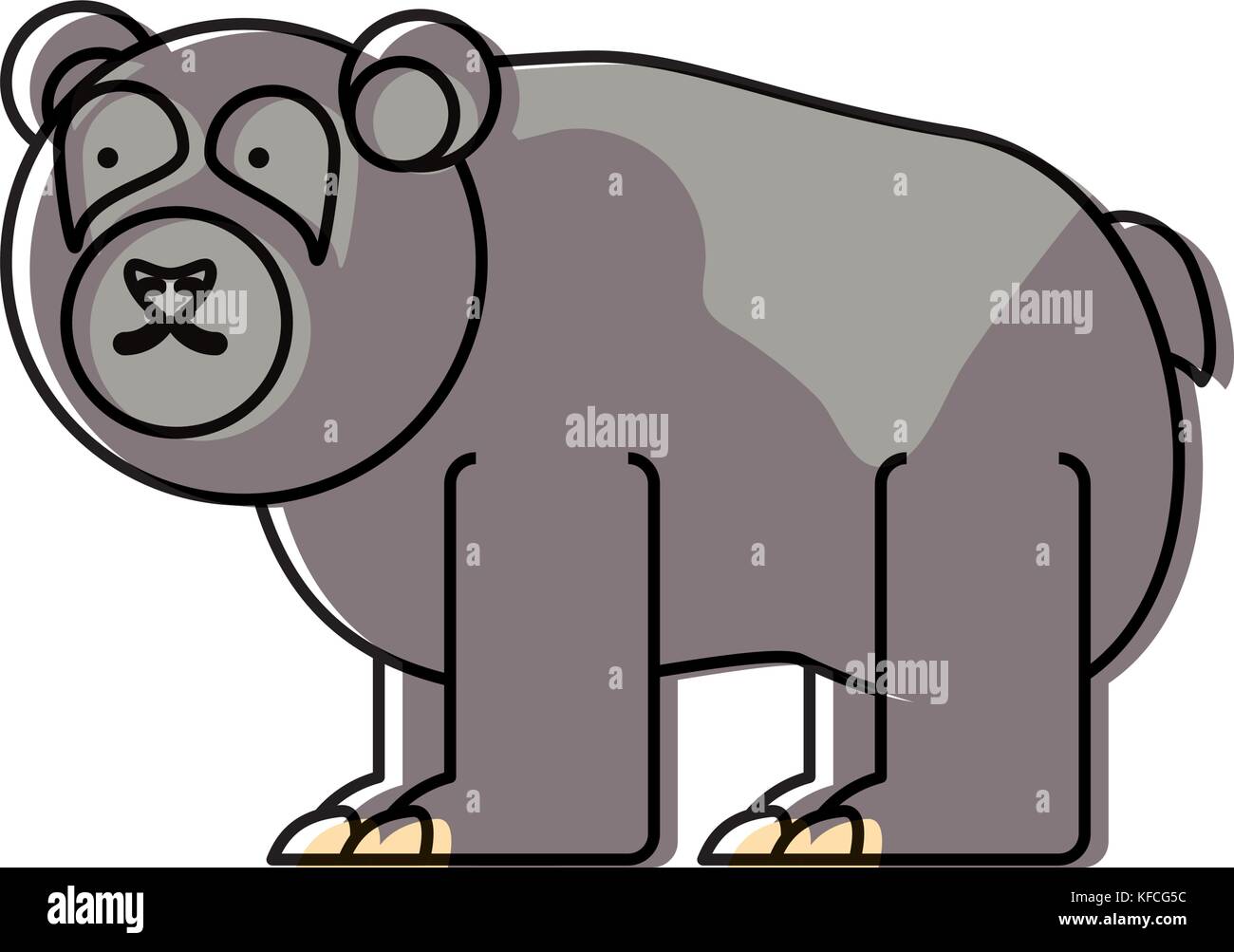 cartoon bear icon Stock Vector Image & Art - Alamy