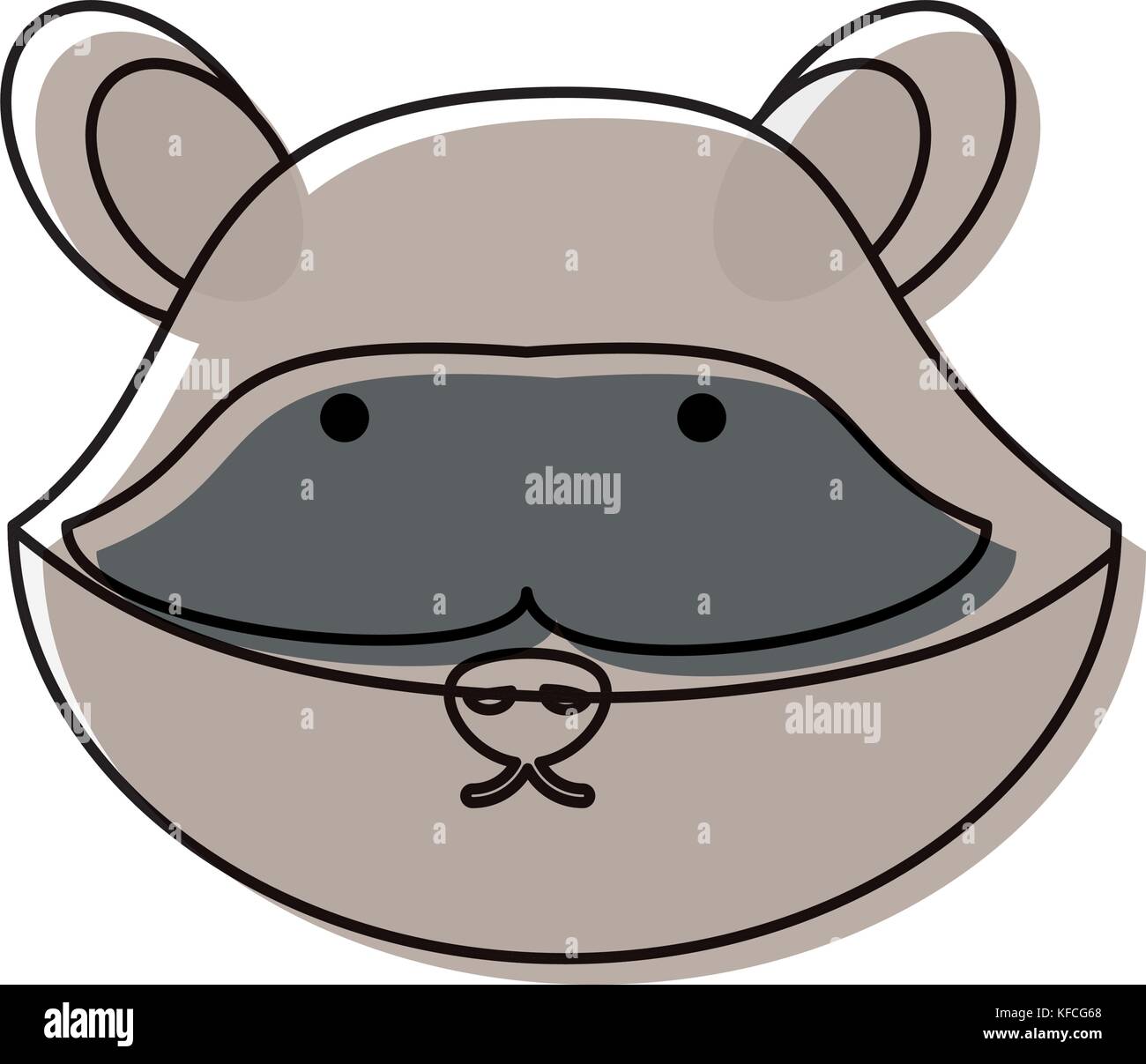 cartoon raccon icon Stock Vector Image & Art - Alamy