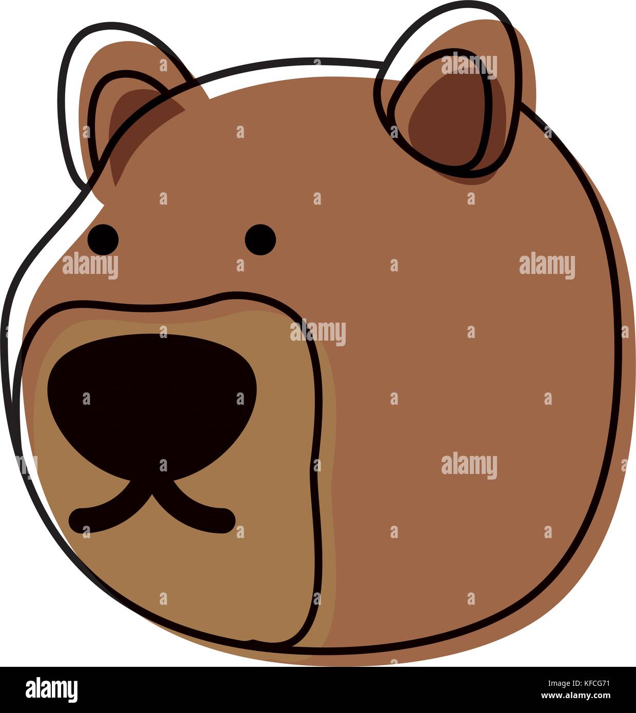 cartoon bear icon Stock Vector Image & Art - Alamy