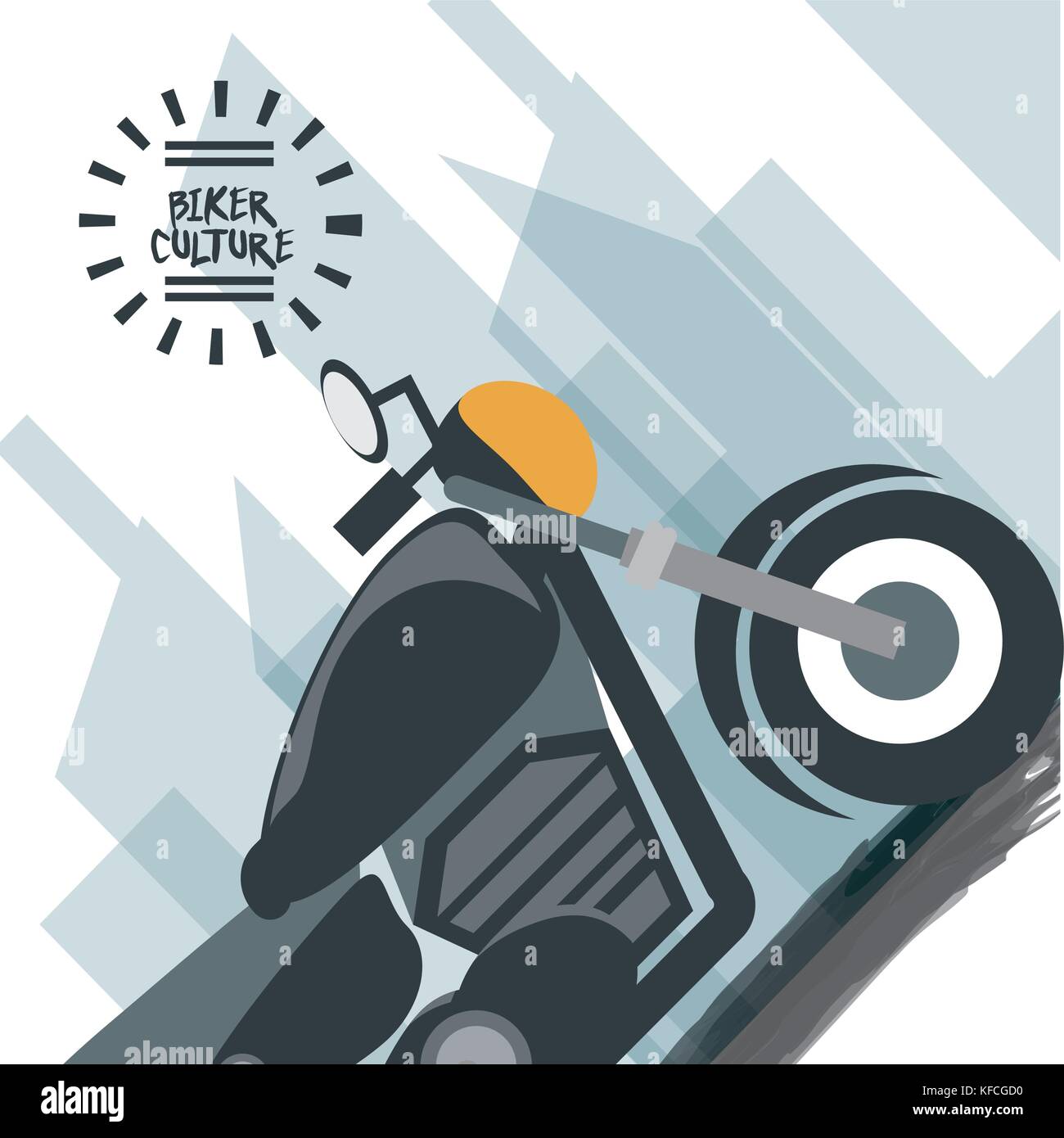 biker culture design Stock Vector Image & Art - Alamy