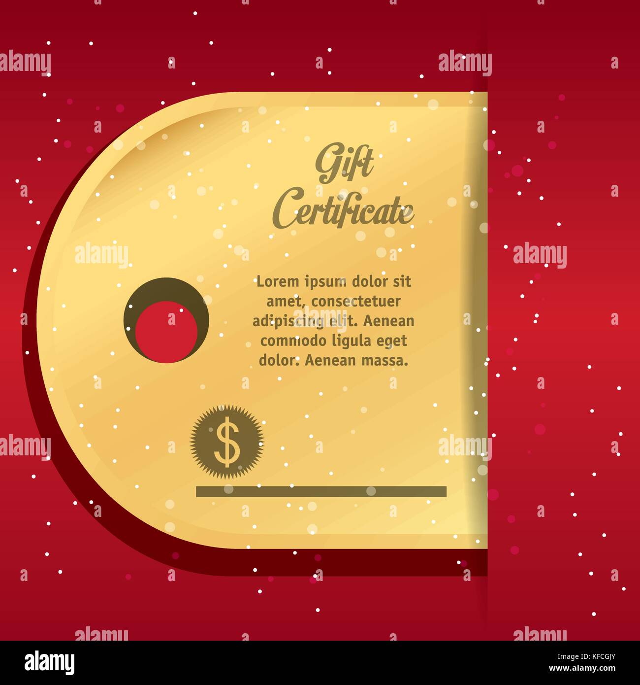 gift certificate design Stock Vector Image & Art - Alamy