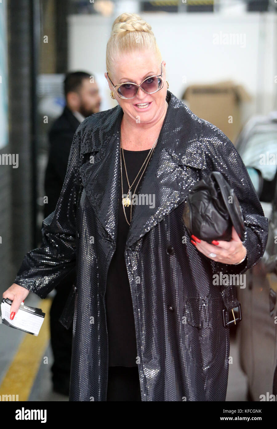 Kim Woodburn outside ITV Studios Featuring: Kim Woodburn Where: London ...