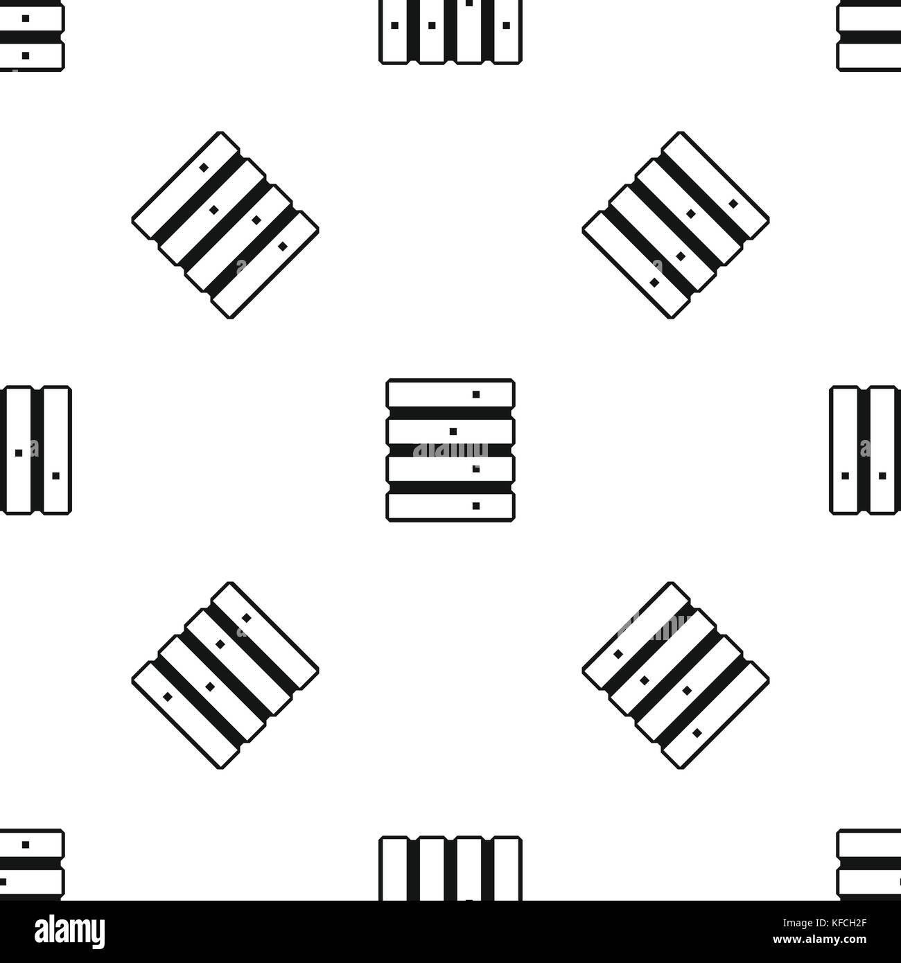 Database Pattern Seamless Black Stock Vector Image And Art Alamy