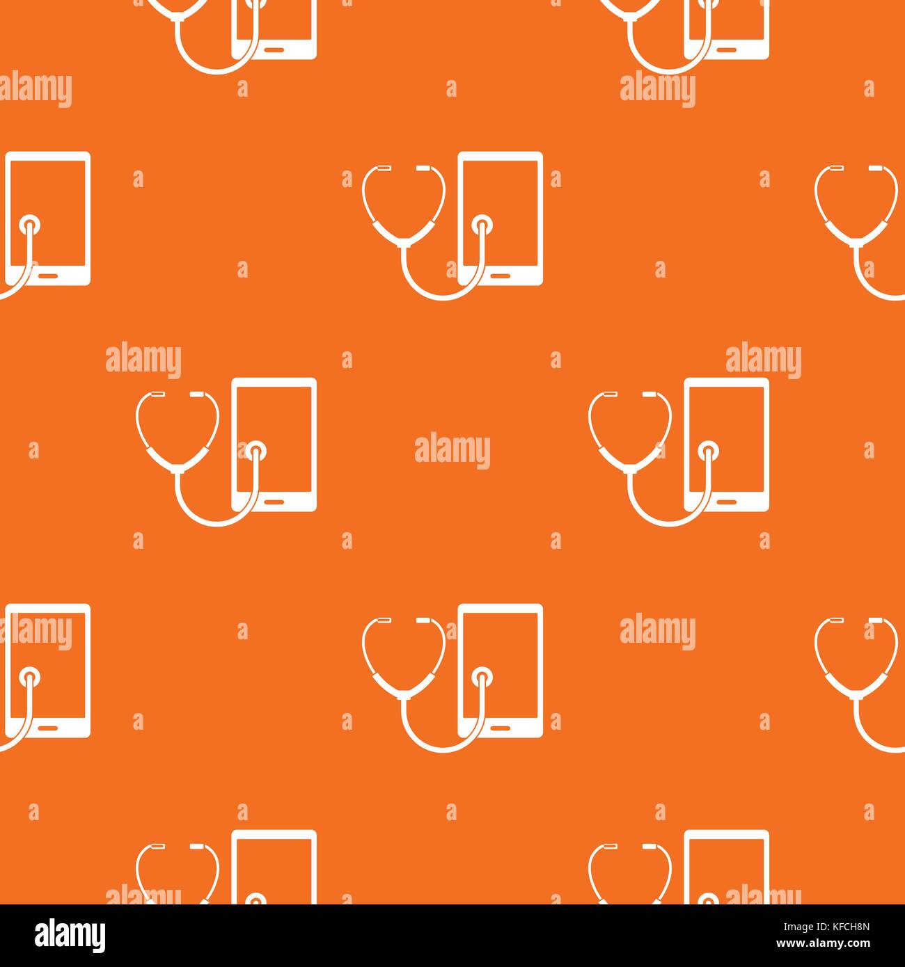 Phone diagnosis pattern seamless Stock Vector Image & Art - Alamy