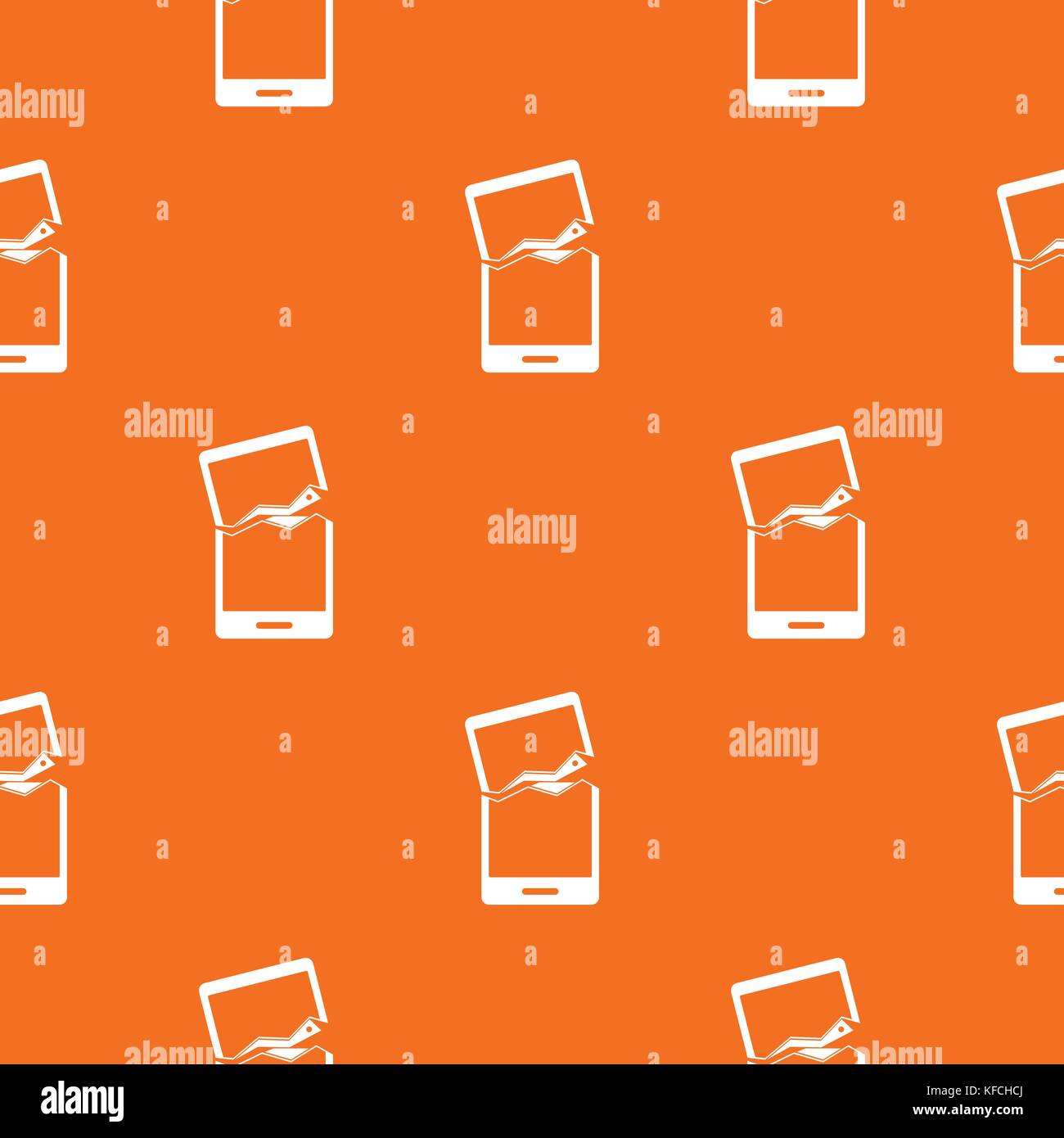 Broken phone pattern seamless Stock Vector Image & Art - Alamy