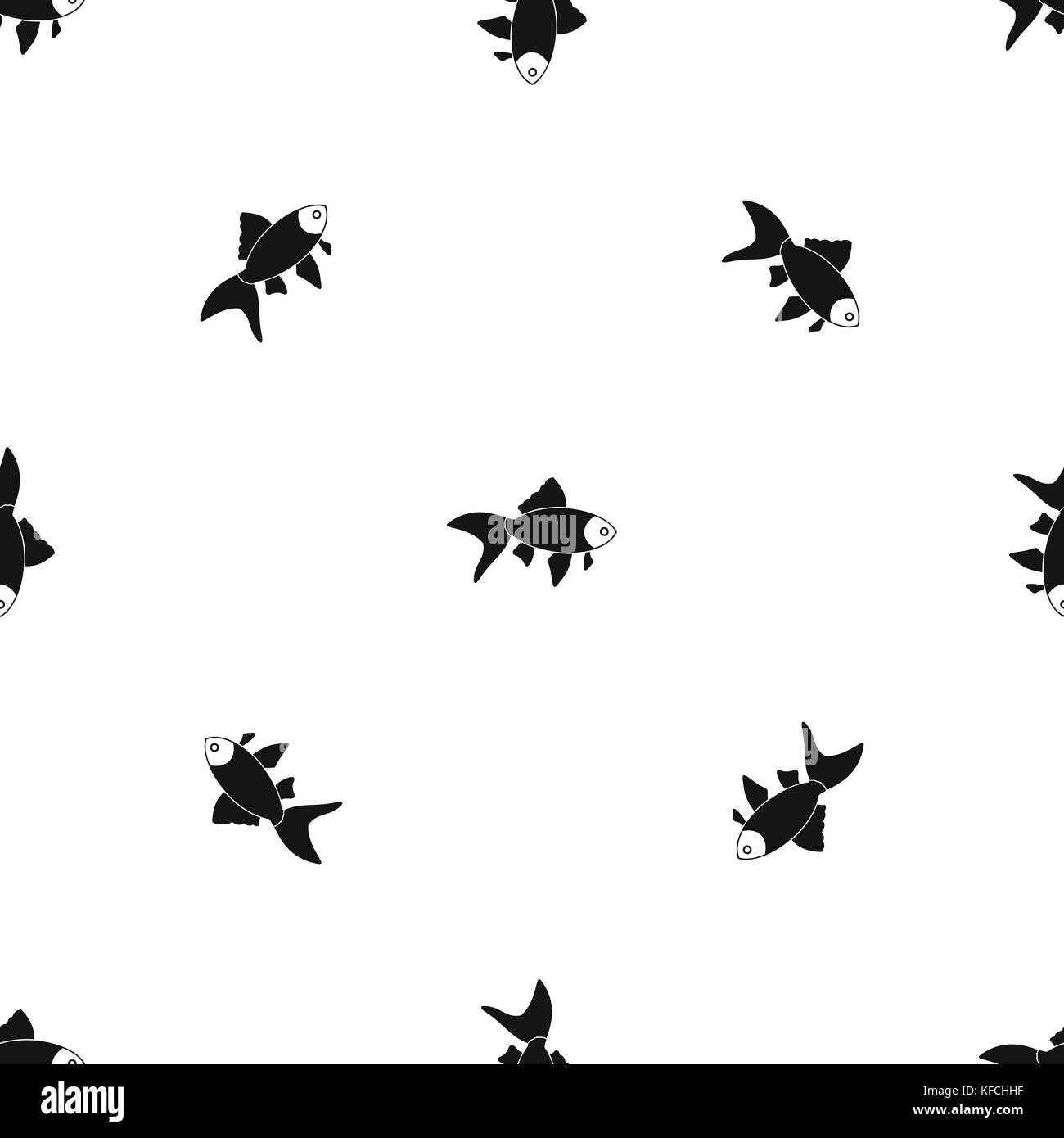 Fish pattern seamless black Stock Vector Image & Art - Alamy