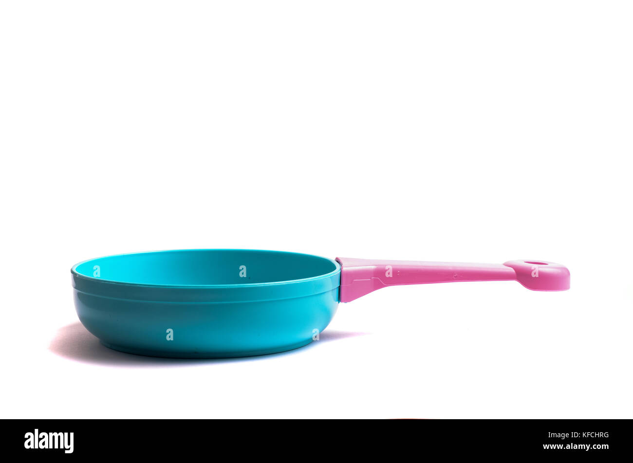 Frying Pan Toy purple color Stock Photo - Alamy
