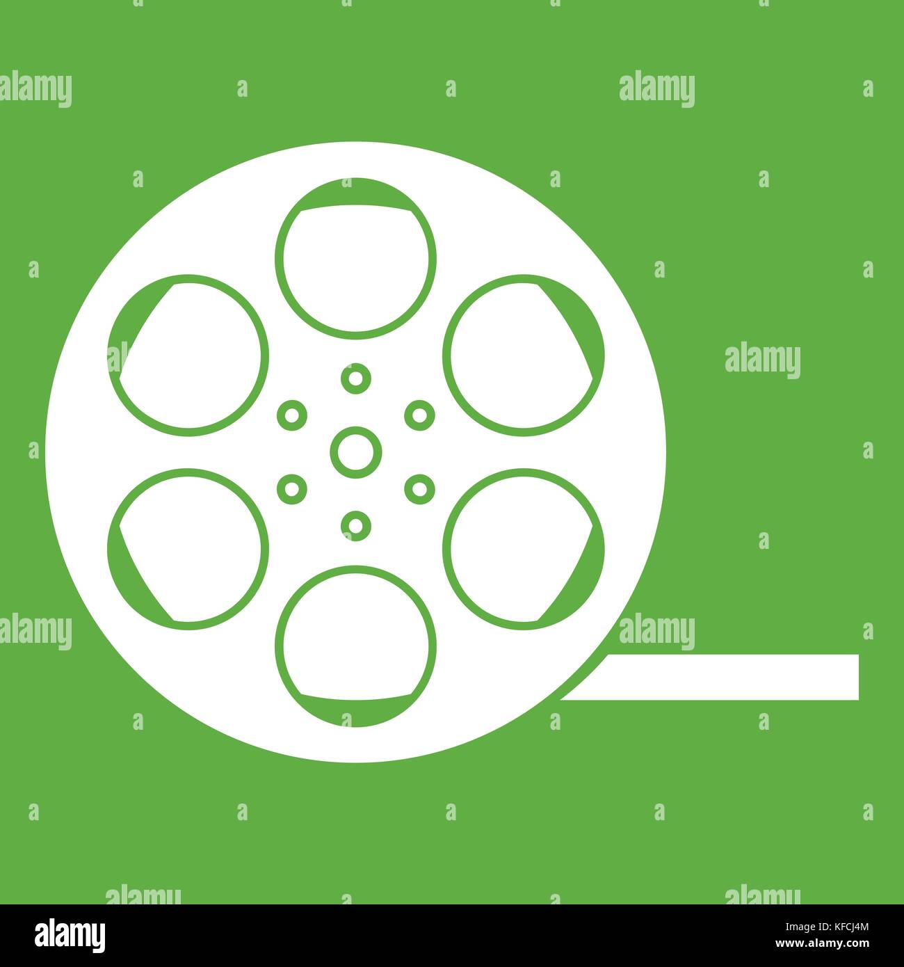 Film icon green Stock Vector Image & Art - Alamy