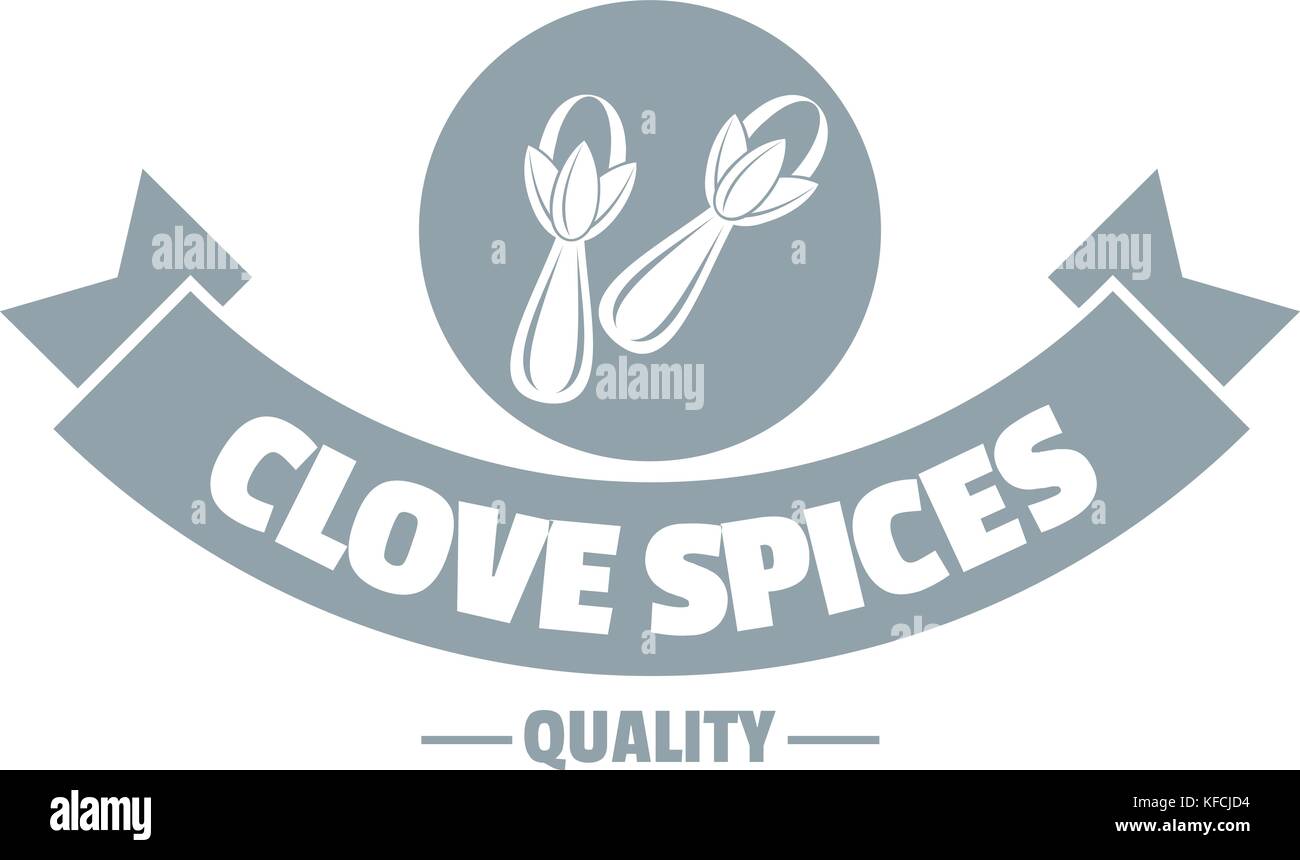 Clove spice logo, simple gray style Stock Vector Image & Art - Alamy