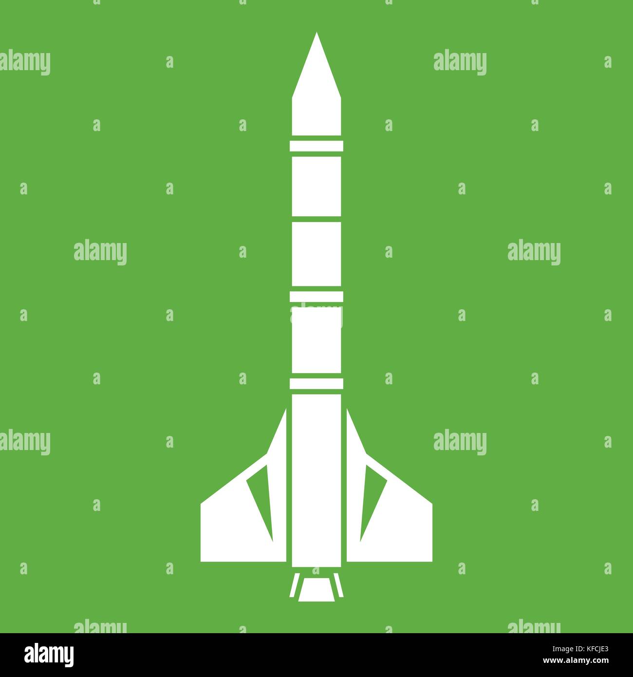 Atomic rocket icon green Stock Vector Image & Art - Alamy
