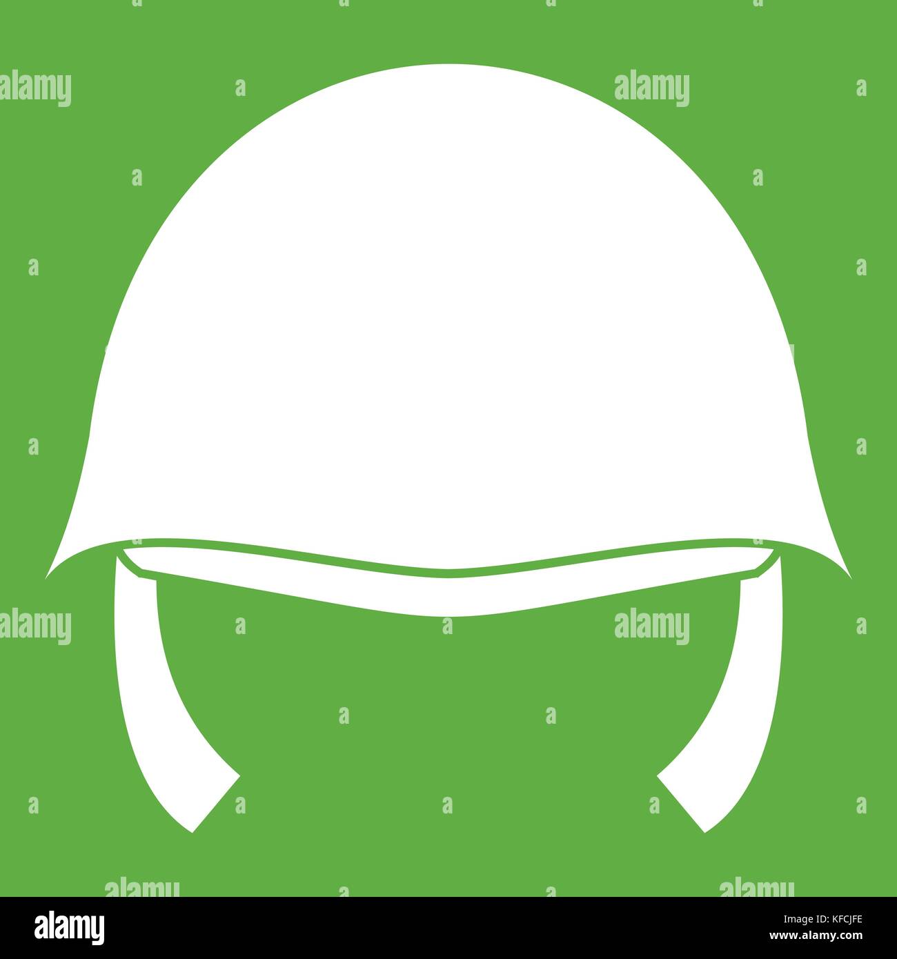 Military helmet icon green Stock Vector Image & Art - Alamy