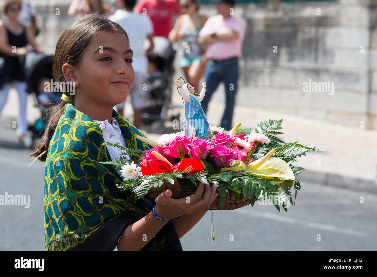 Mary procession flowers hi-res stock photography and images - Alamy