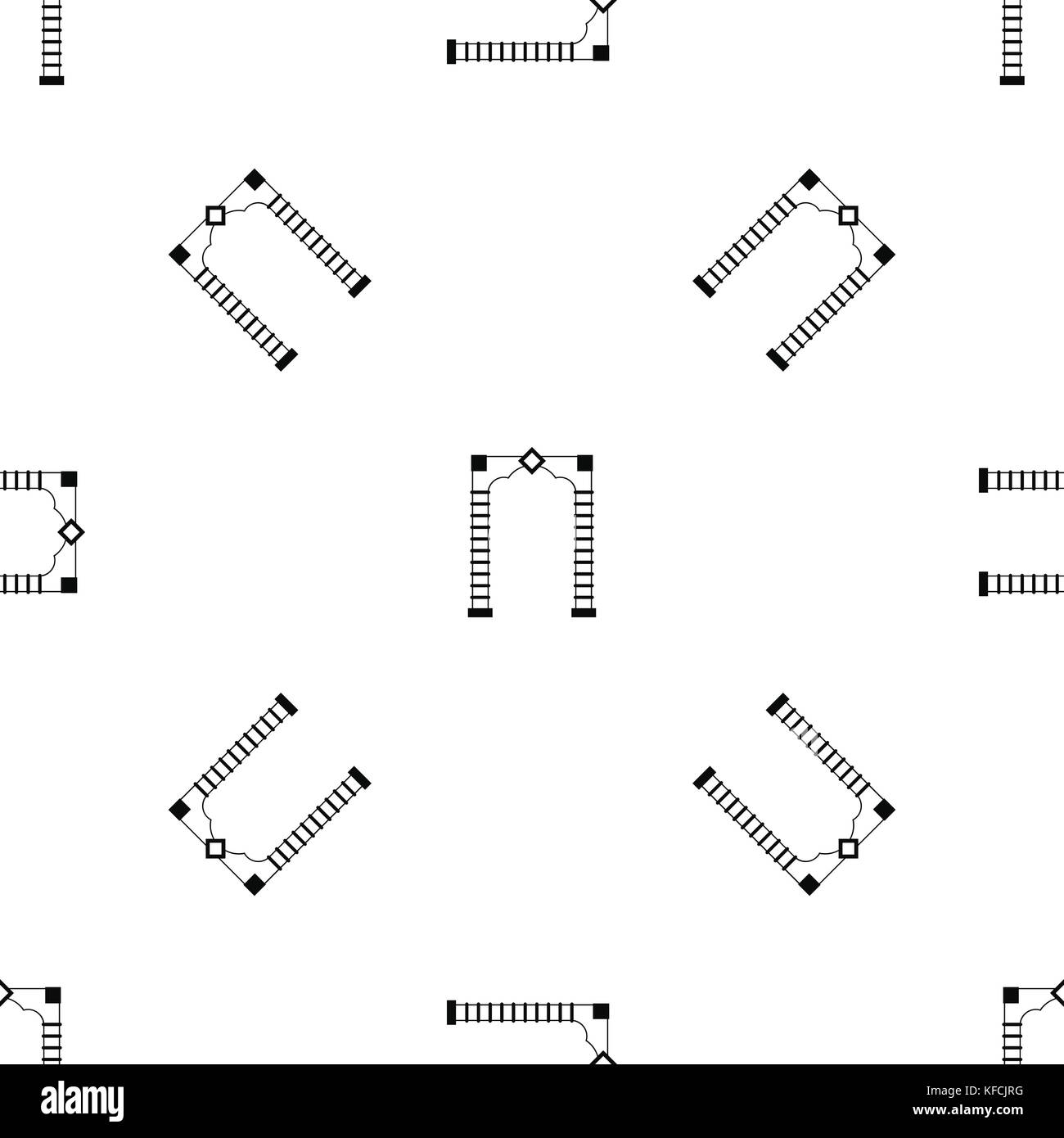 Arch pattern seamless black Stock Vector Image & Art - Alamy