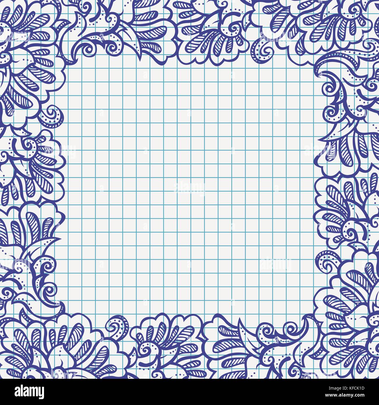 Color pen on paper Stock Vector Images - Alamy