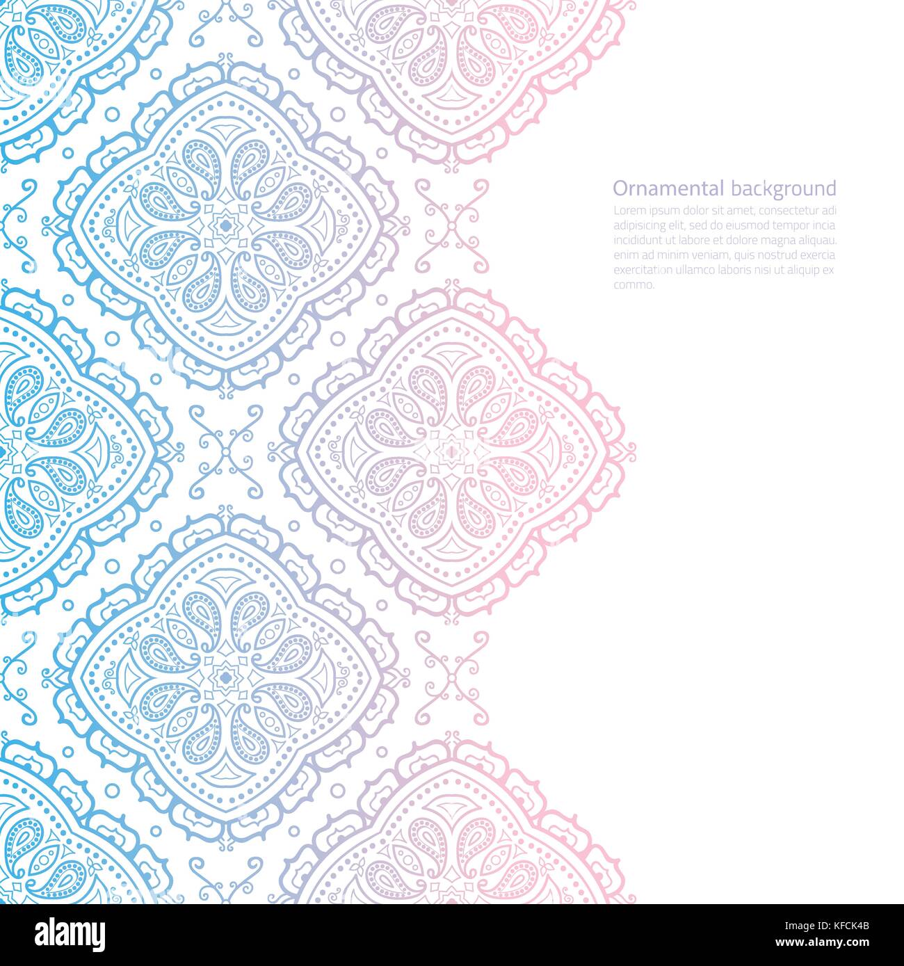Vector ornate border background Stock Vector Image & Art - Alamy
