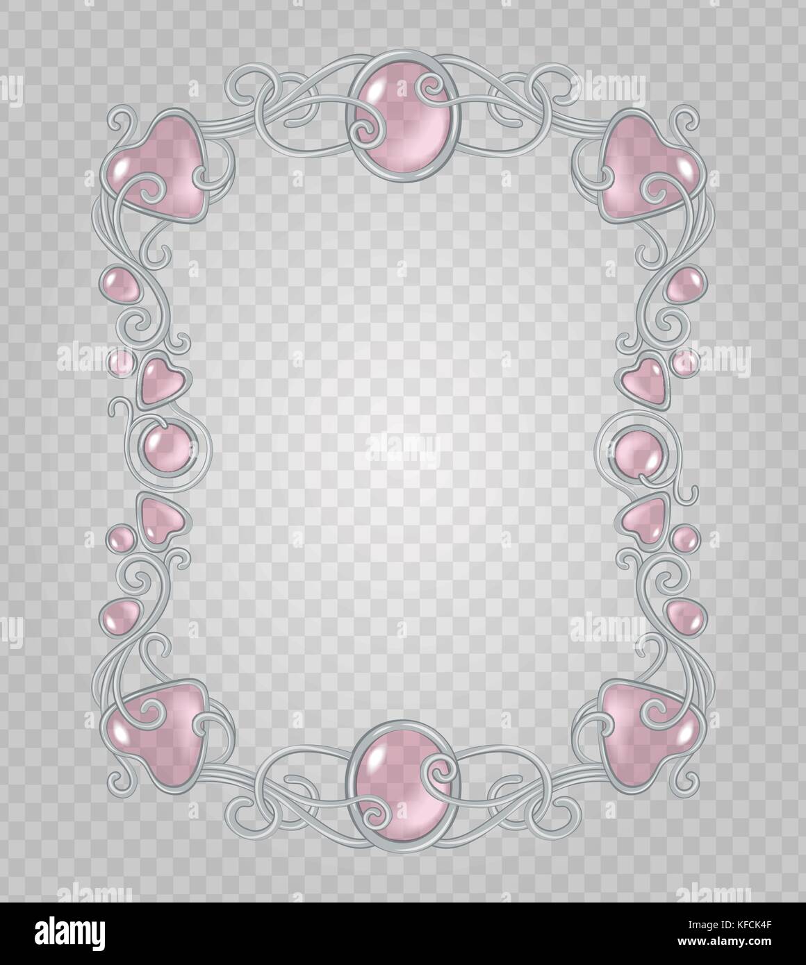 Light pink gemstone Stock Vector Images - Alamy