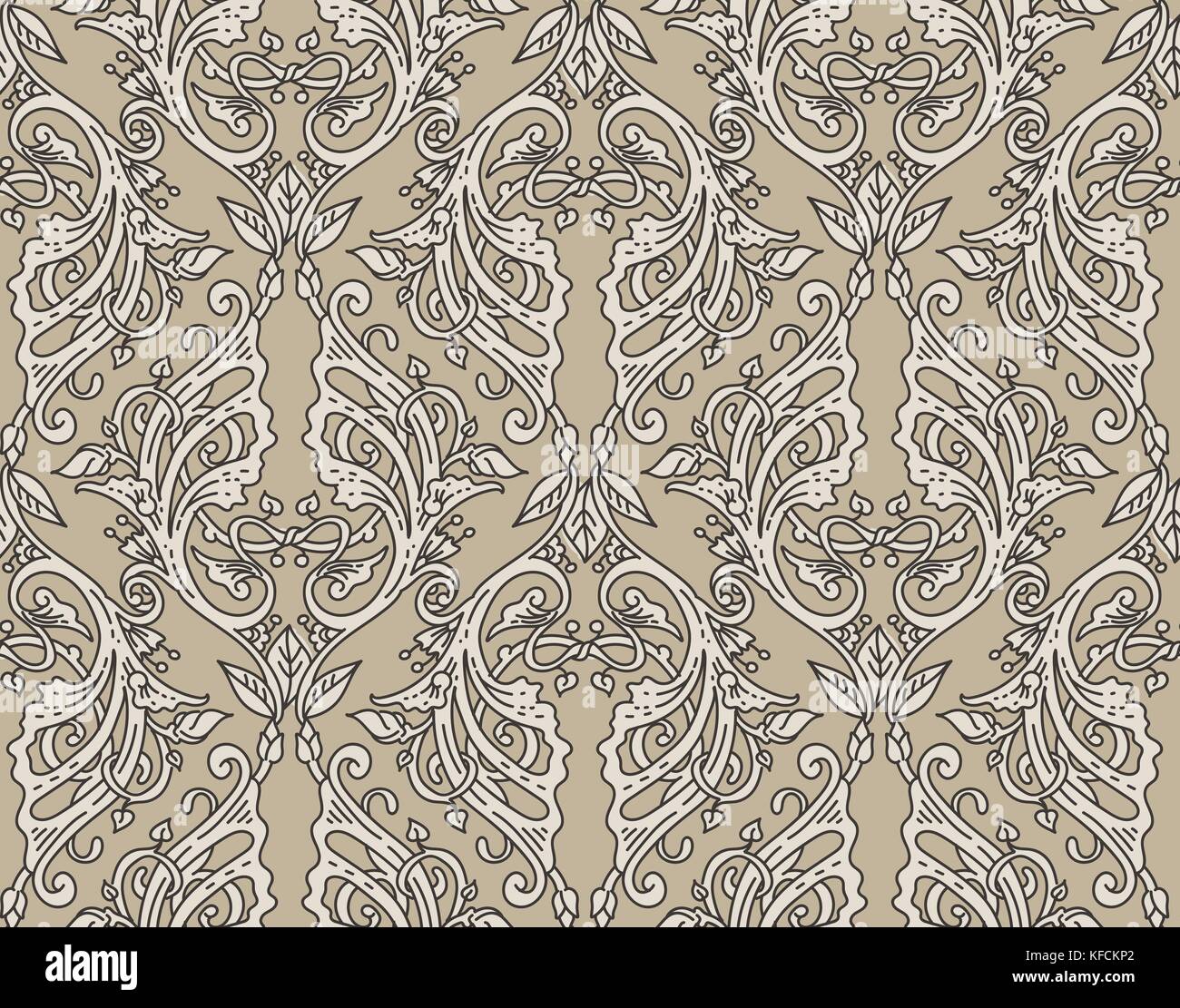 Seamless beige wallpaper hi-res stock photography and images - Alamy