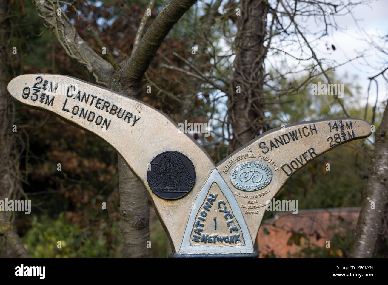 Pilgrimage to Canterbury, part of the Old Walk 220-mile pilgrims' route ...