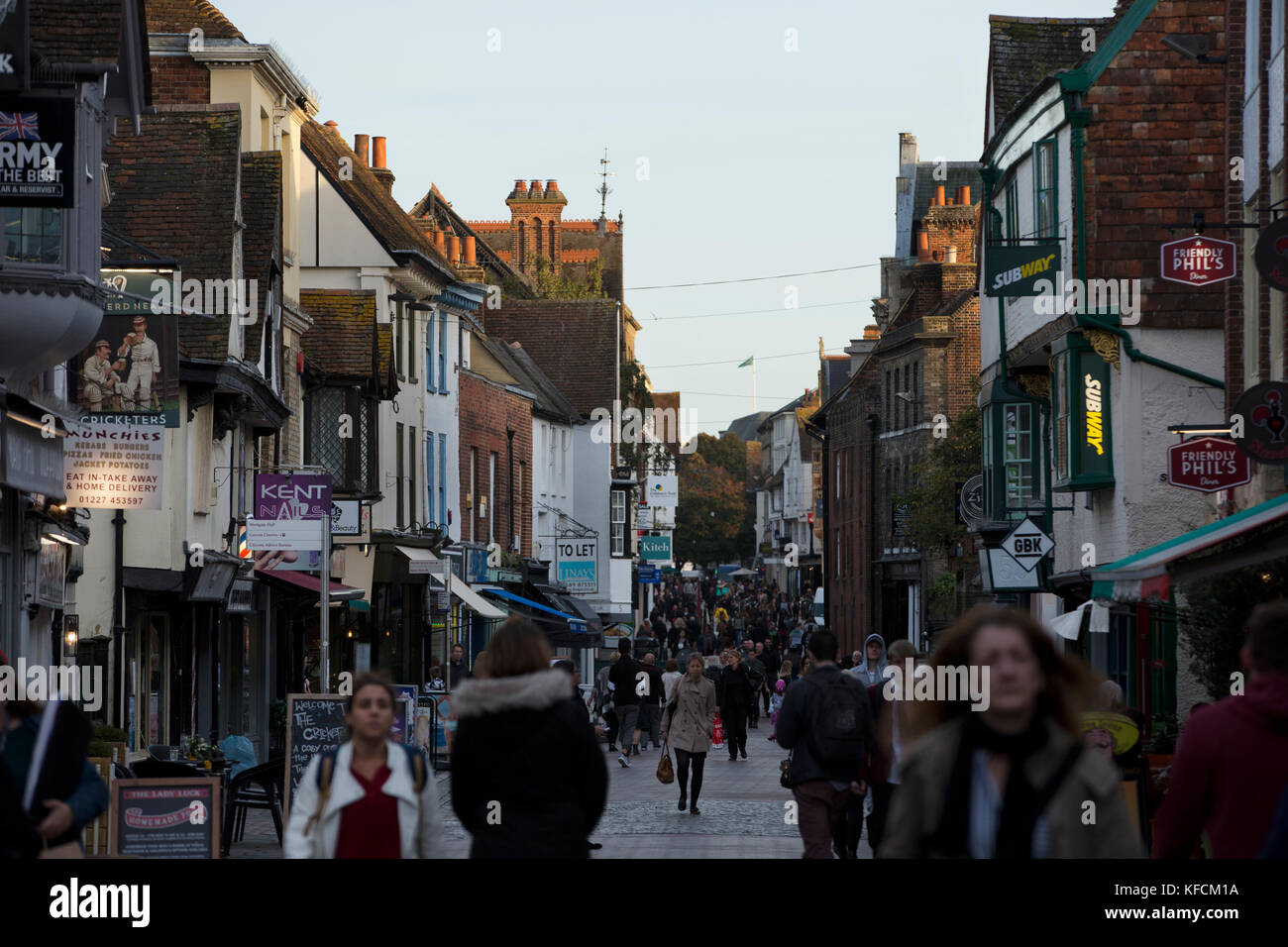 Pilgrimage to Canterbury, part of the Old Walk 220-mile pilgrims' route ...