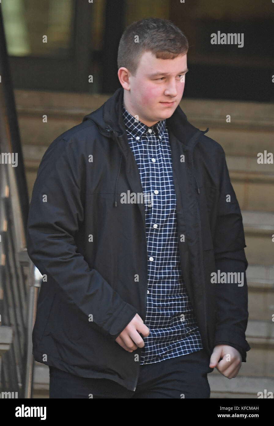 Jack Chappell, 19, arrives at Minshull Street Crown Court in Manchester ...