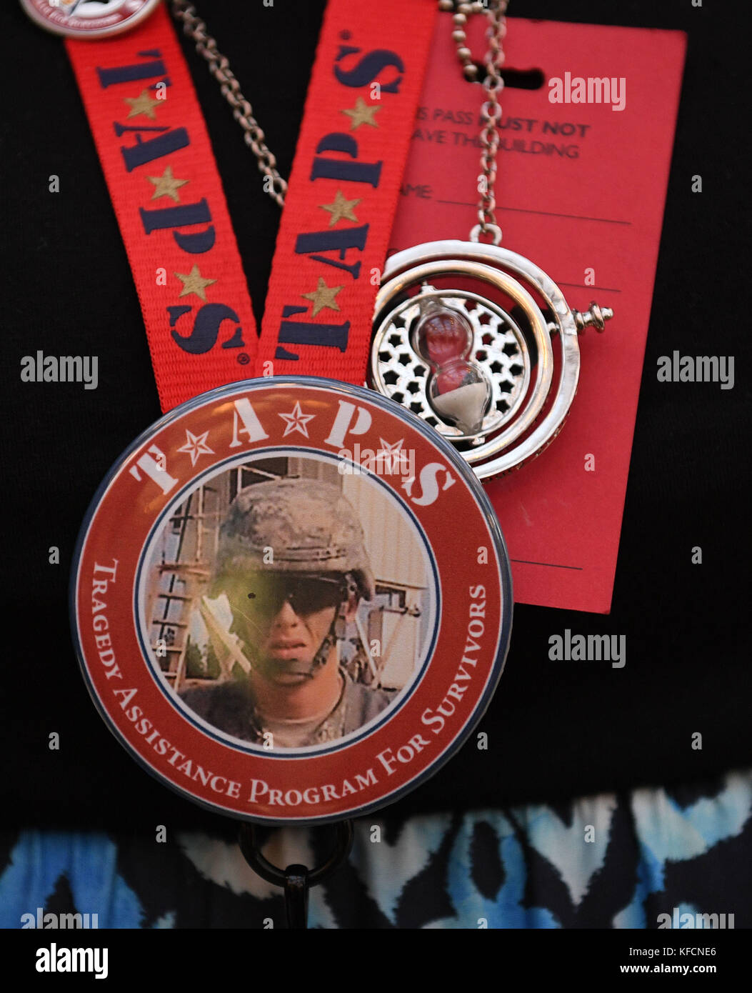 Guests at a Tragedy Assistance Program for Survivors (TAPS) special ...