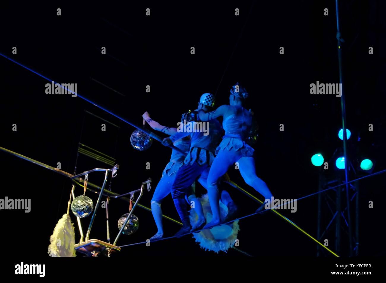 Balancing rope pole hi-res stock photography and images - Alamy