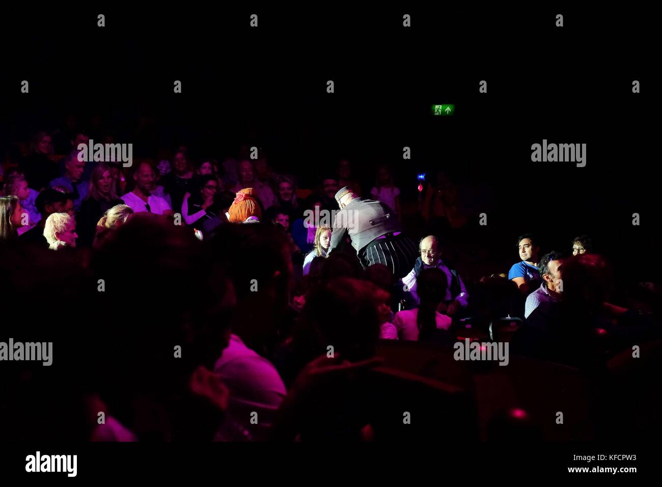 circus performers clowns in the crowd Stock Photo - Alamy