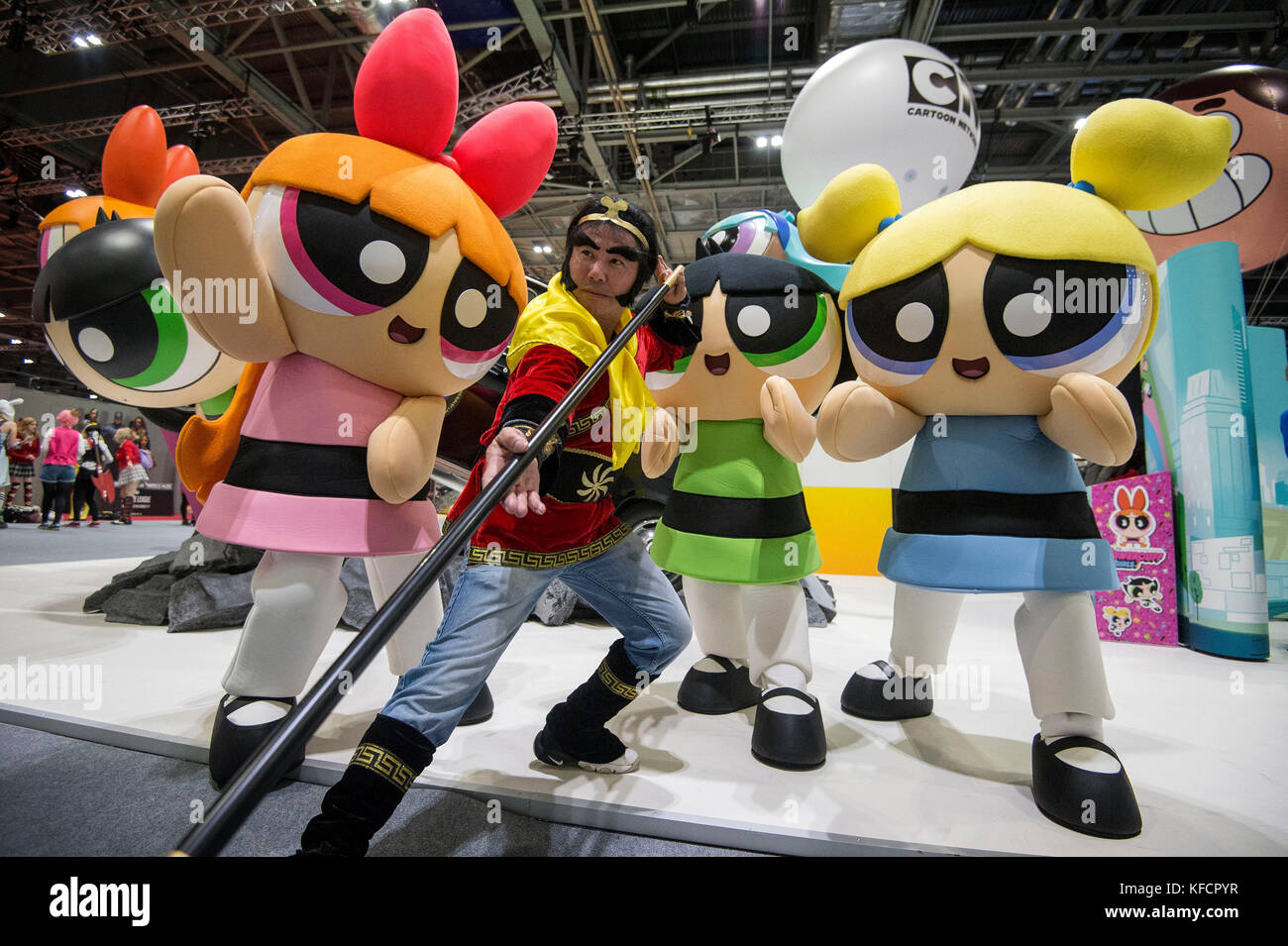 Powerpuff girls london comic con excel london hi-res stock photography and images - Alamy