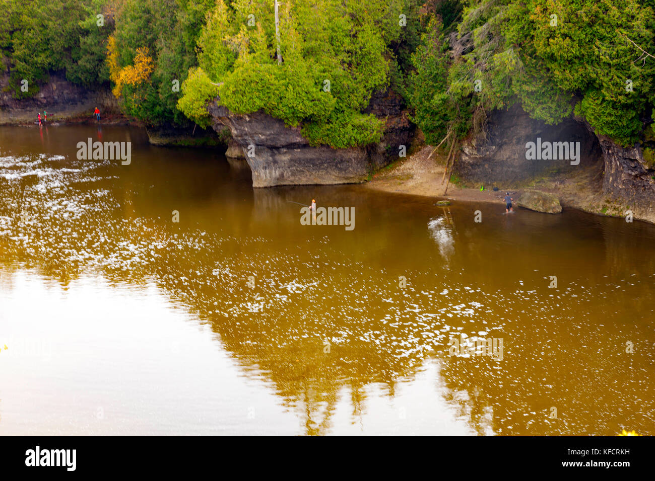 Elora Gorge Conservation area in Elora,Ontario,Canada,by the Grand ...