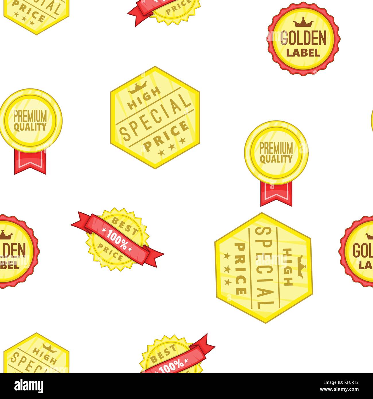 High quality labels pattern, cartoon style Stock Vector Image & Art - Alamy