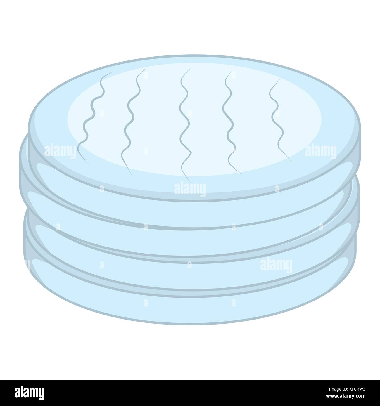 Cotton disc icon, cartoon style Stock Vector Image & Art - Alamy