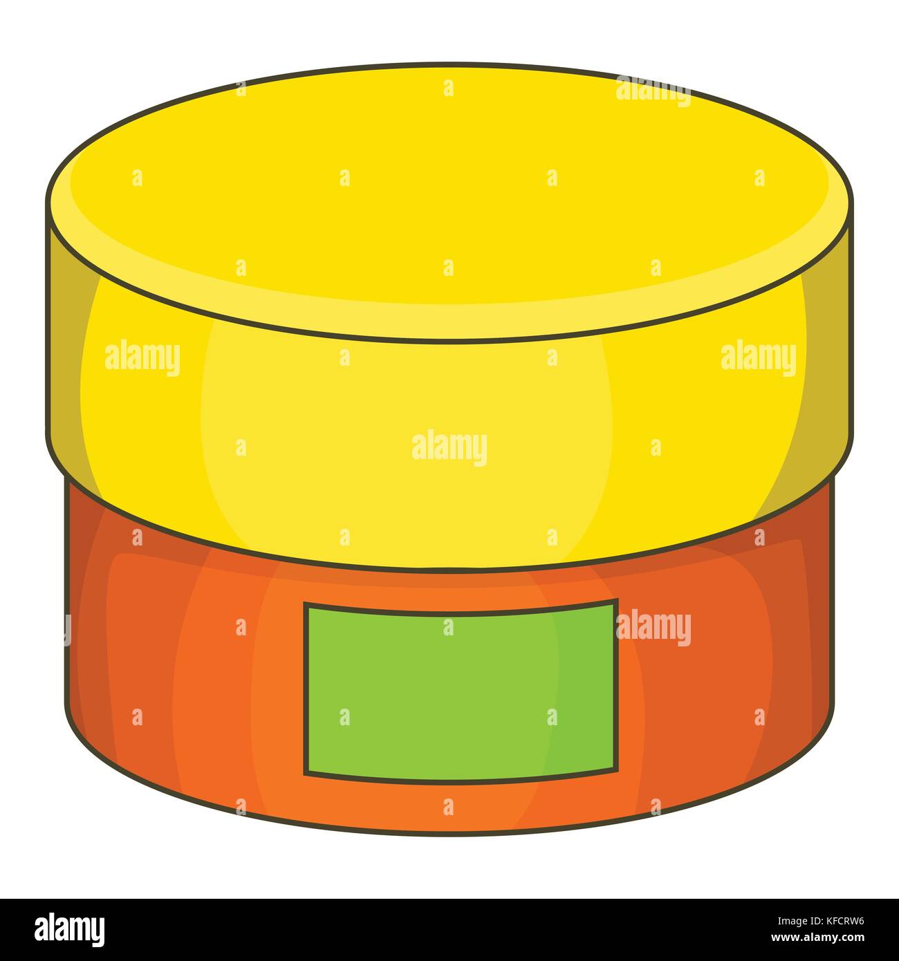 Cream jar icon, cartoon style Stock Vector Image & Art - Alamy