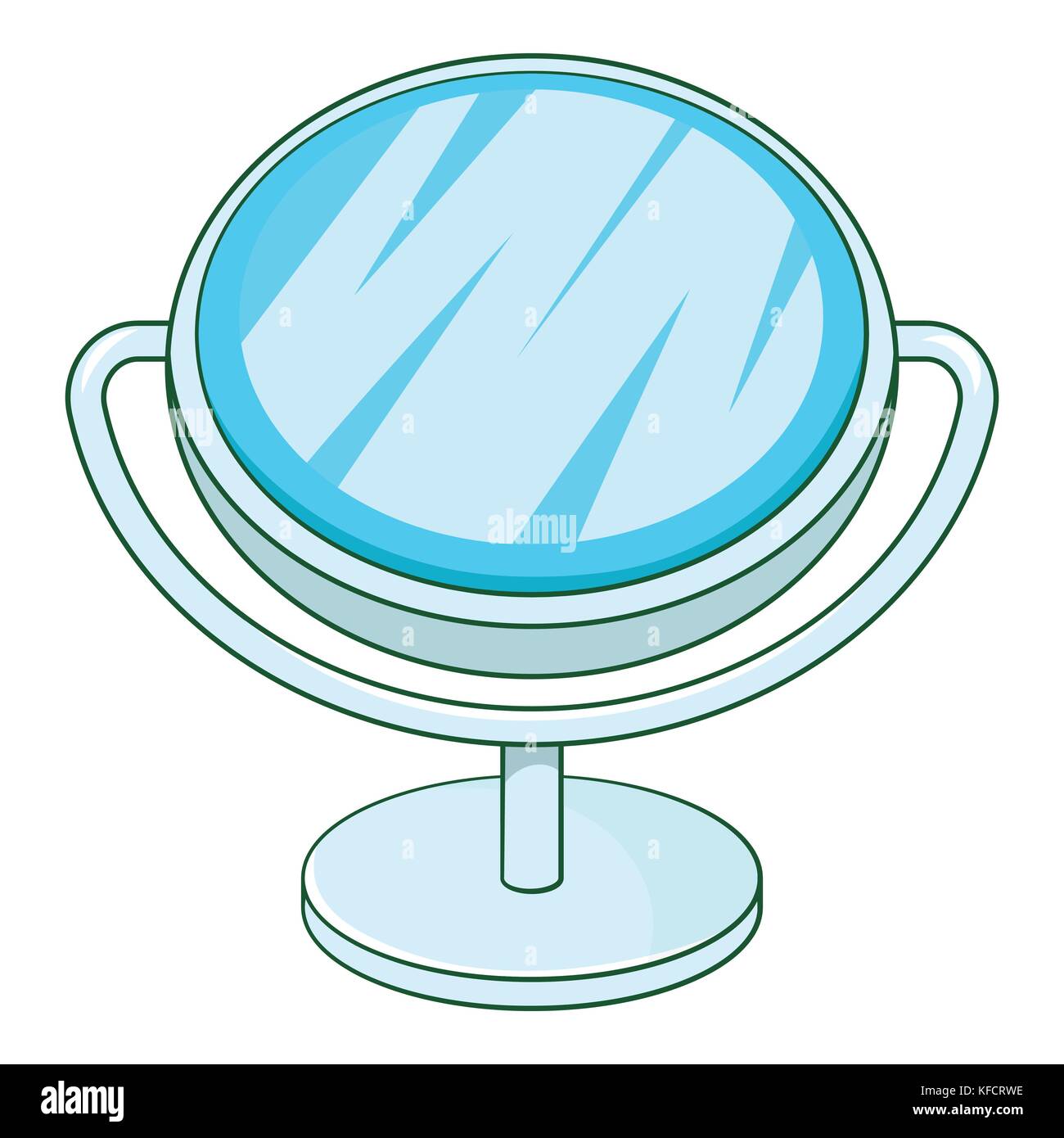 Makeup mirror icon, cartoon style Stock Vector Image & Art - Alamy