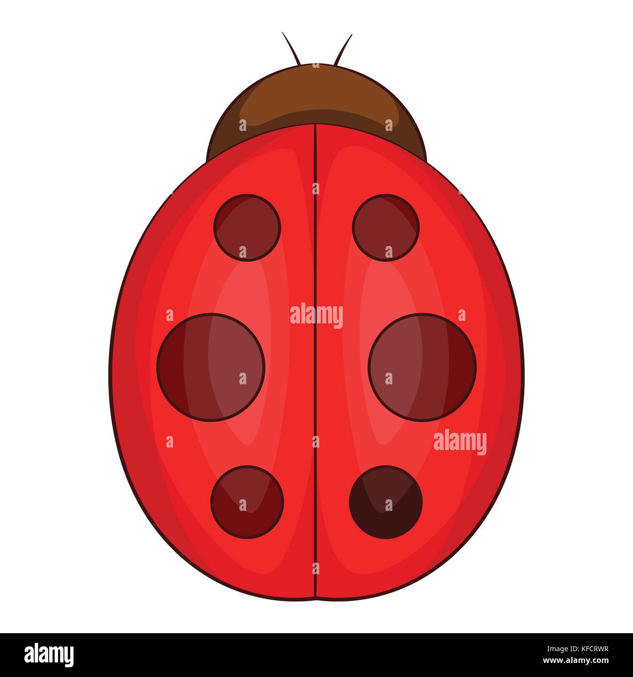Ladybug icon, cartoon style Stock Vector Image & Art - Alamy