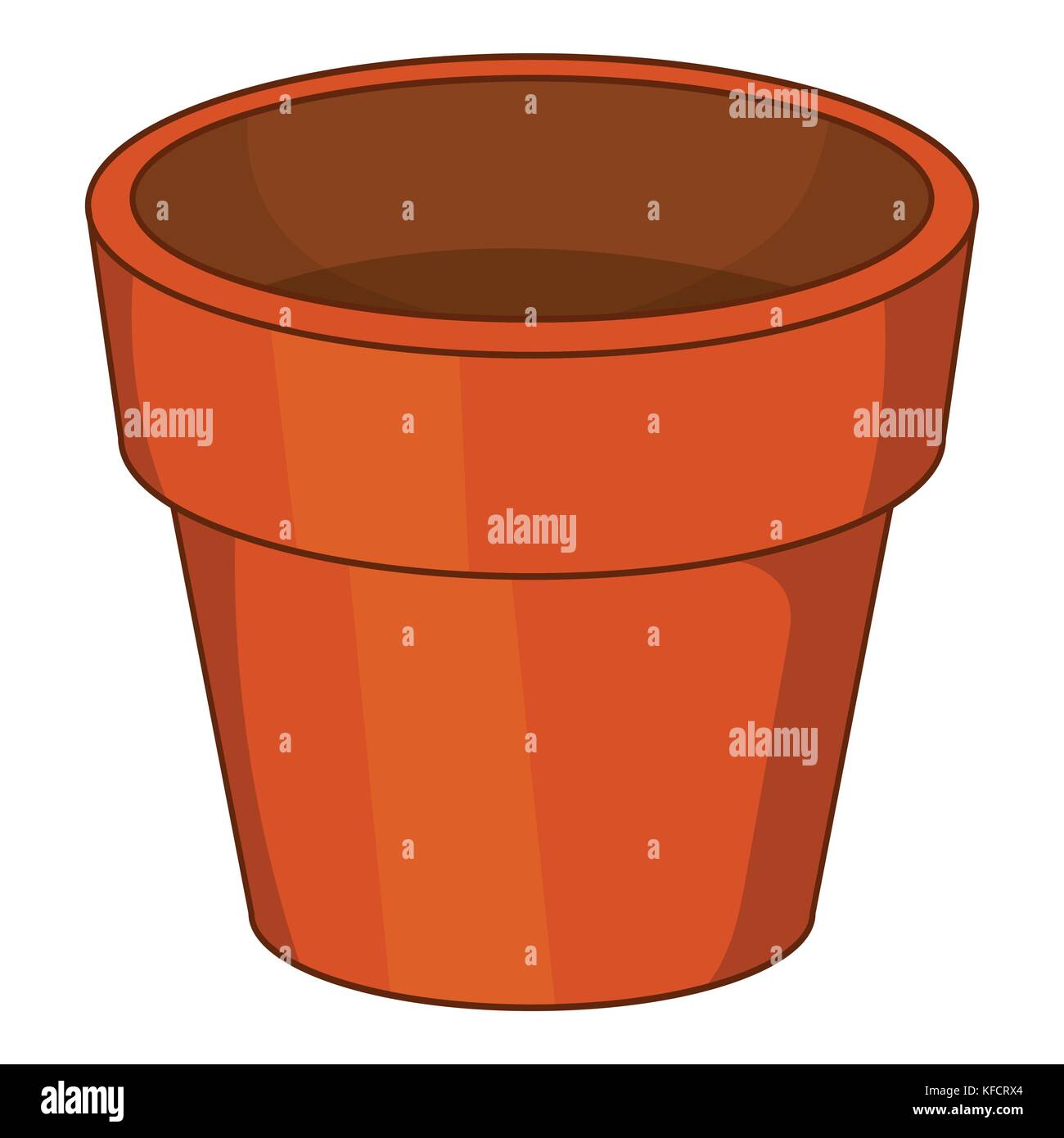 Flower pot icon, cartoon style Stock Vector Image & Art - Alamy