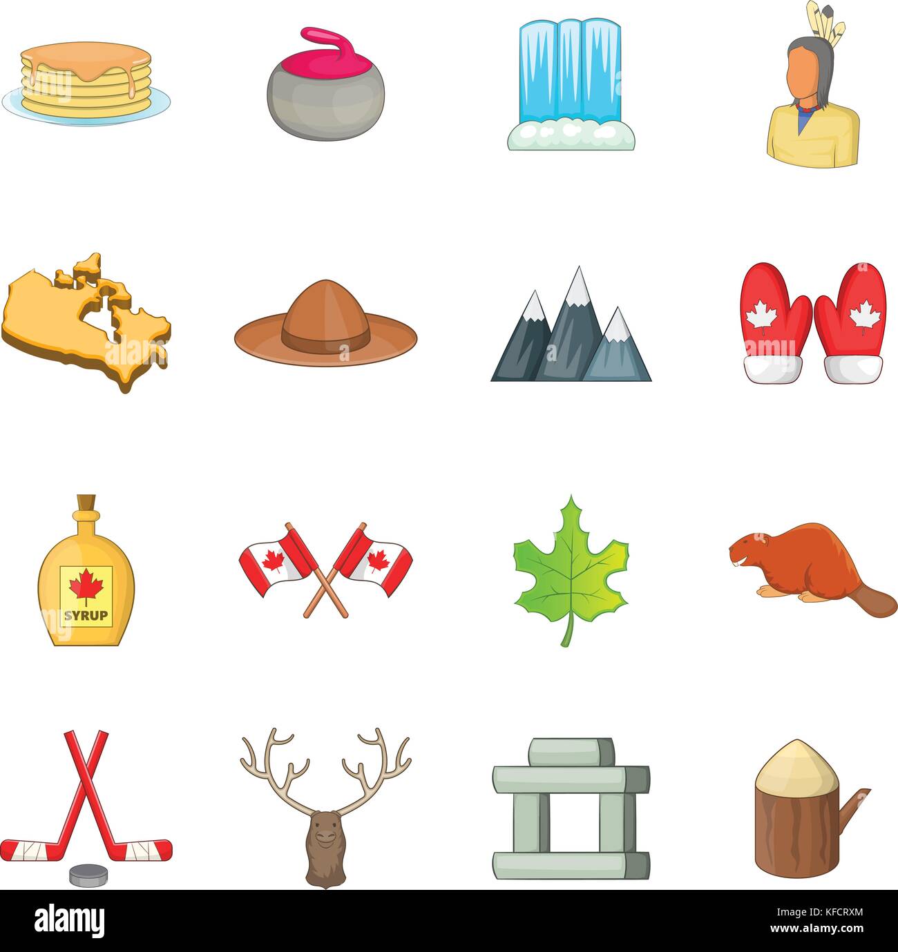 Canada icons set, cartoon style Stock Vector Image & Art - Alamy Canada icons set, cartoon style Stock Vector Image & Art - Alamy