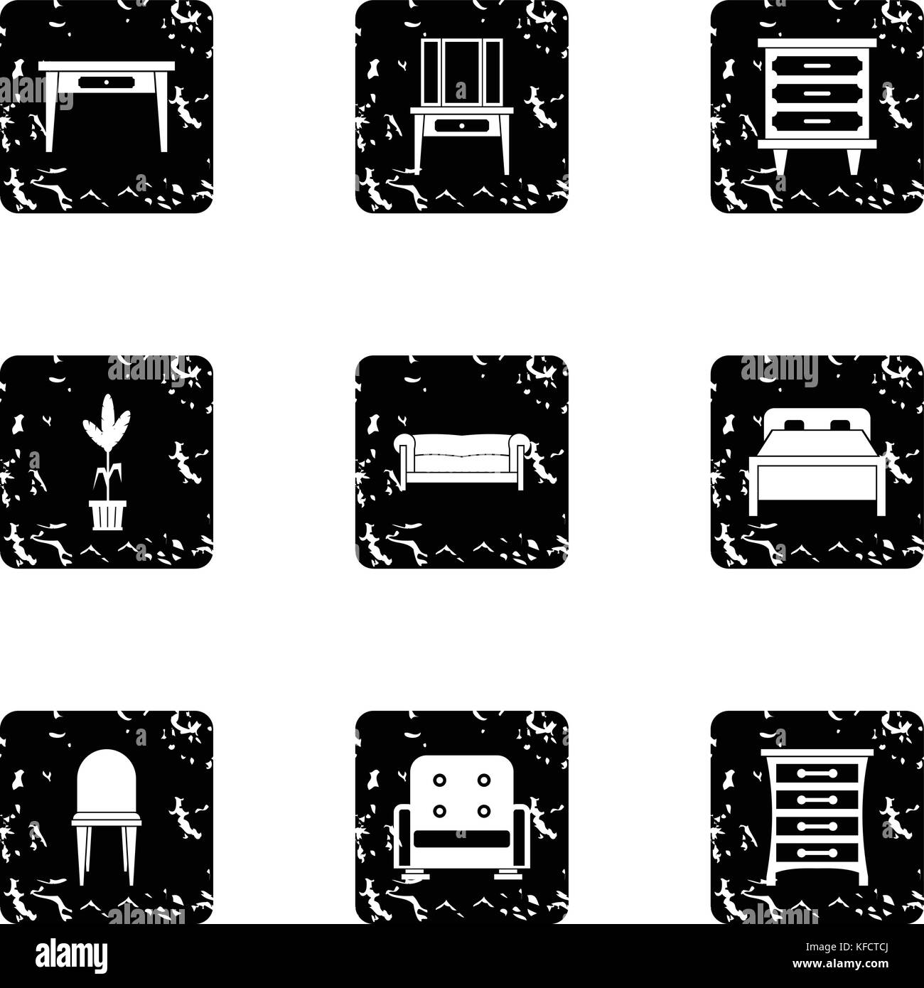 Dressing stool Stock Vector Images - Alamy