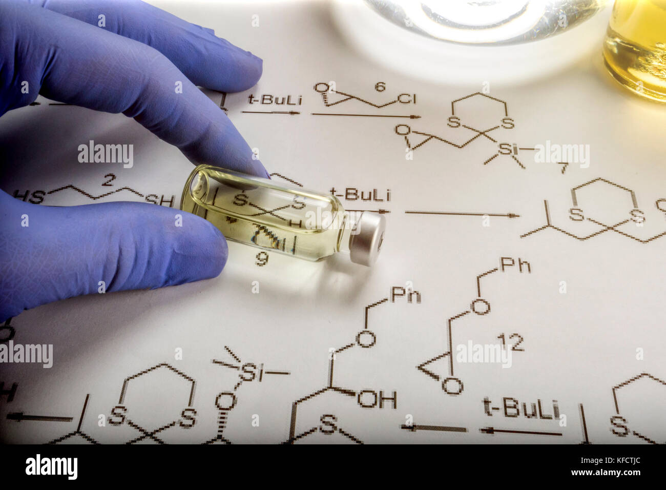 Chemical Formulation And Medicines. Science Concept Stock Photo - Alamy