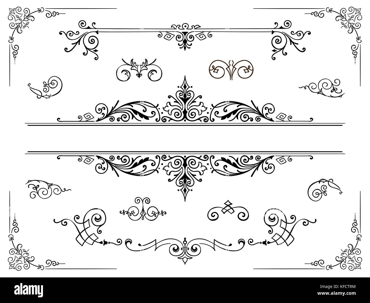 Vintage Rectangle Border Vector