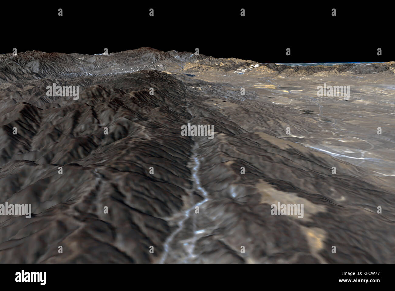 San Andreas Fault From Space