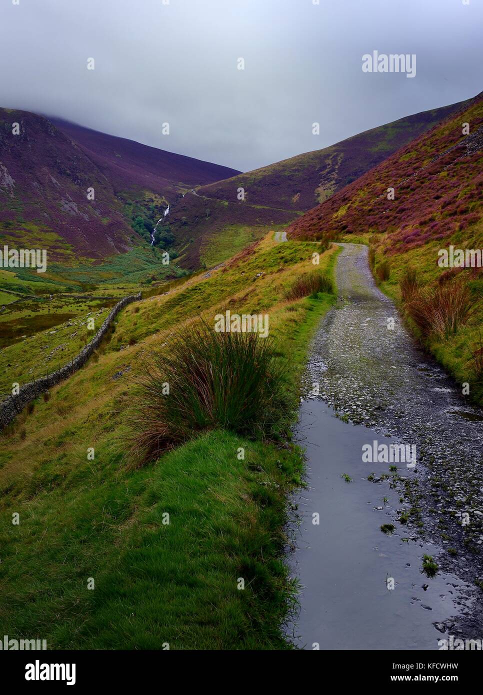 The road of the Cumbrian Way Stock Photo - Alamy