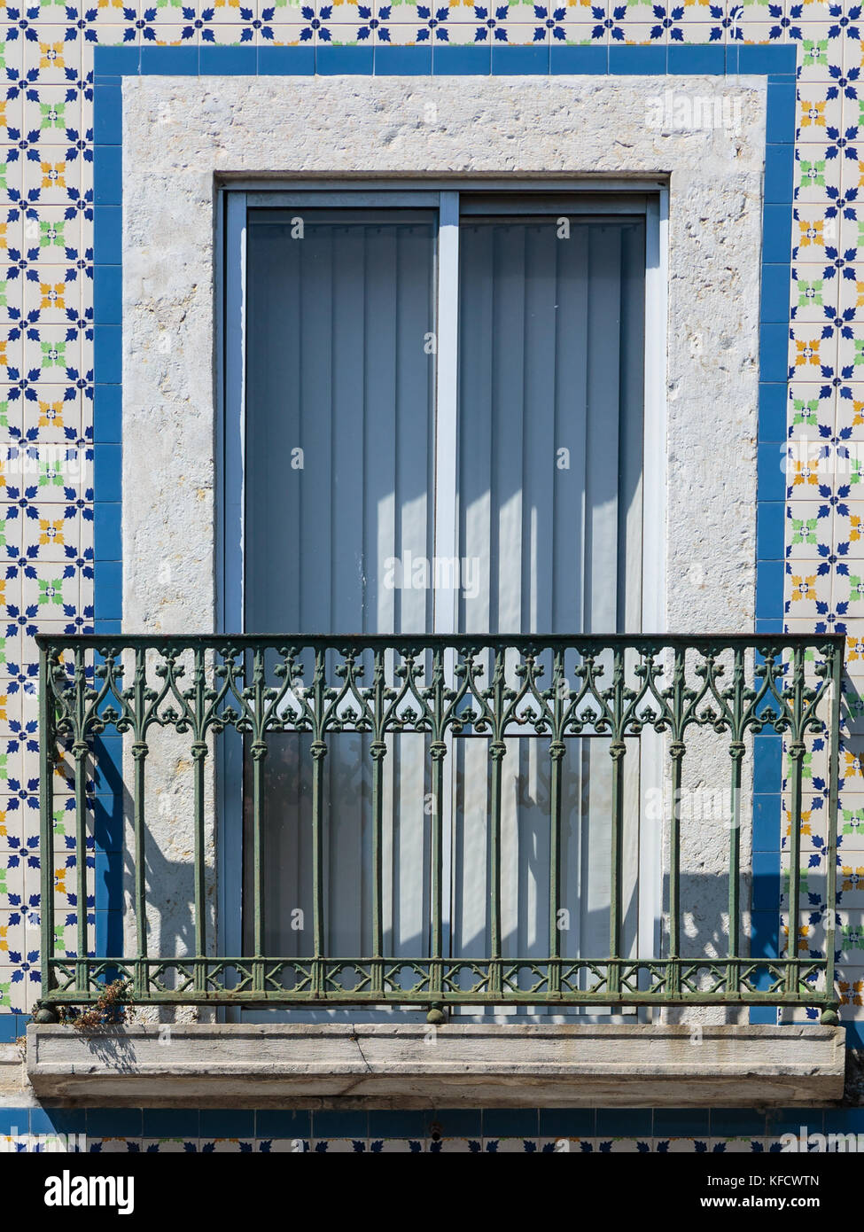 Typical Portuguese Architecture: Tile Azulejos Window - Portugal Stock ...