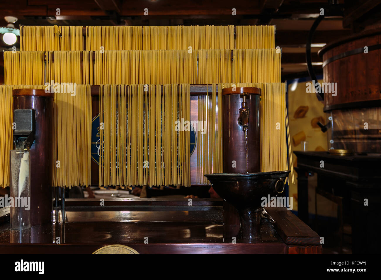 Pasta Production Plant, Industrial Italian Spaghetti, Food Theme Stock ...