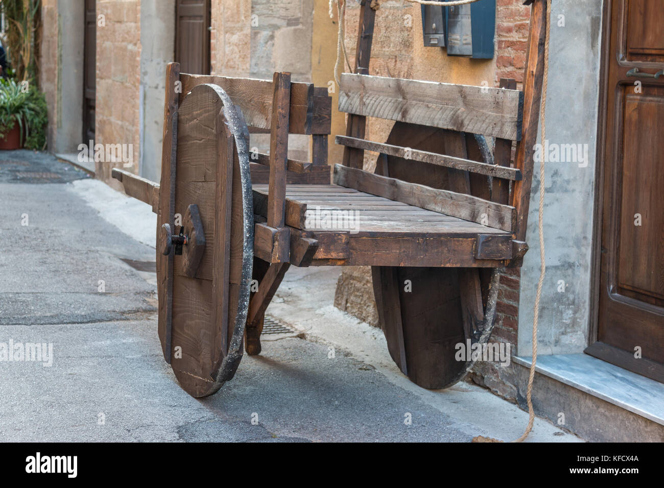 Building Cart Old Wood Old Wooden Cart In Rustic Wood Shed · Free