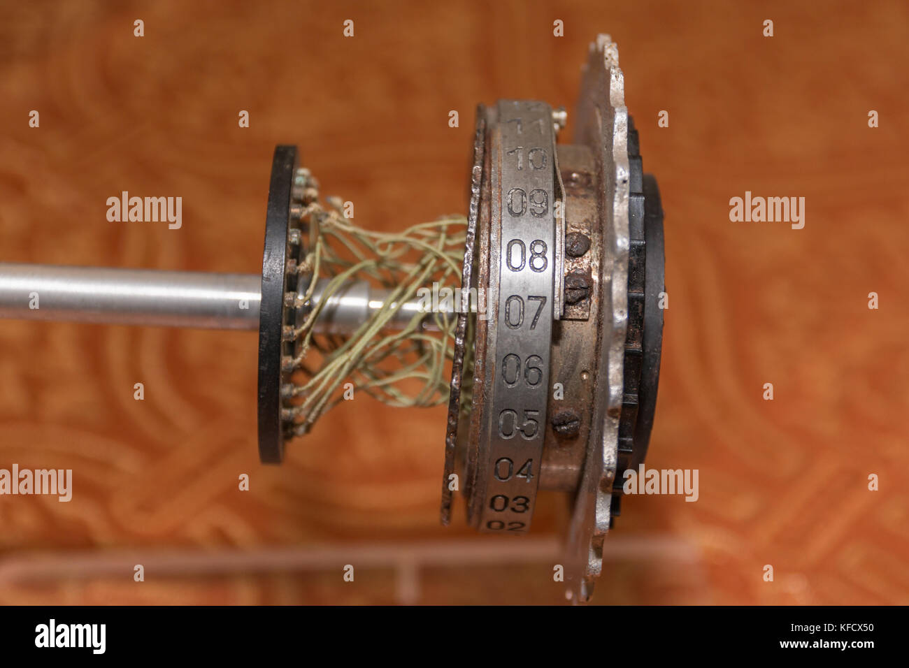 Rotor Machine, Enigma, Cipher Coding Machine from World War II Stock ...