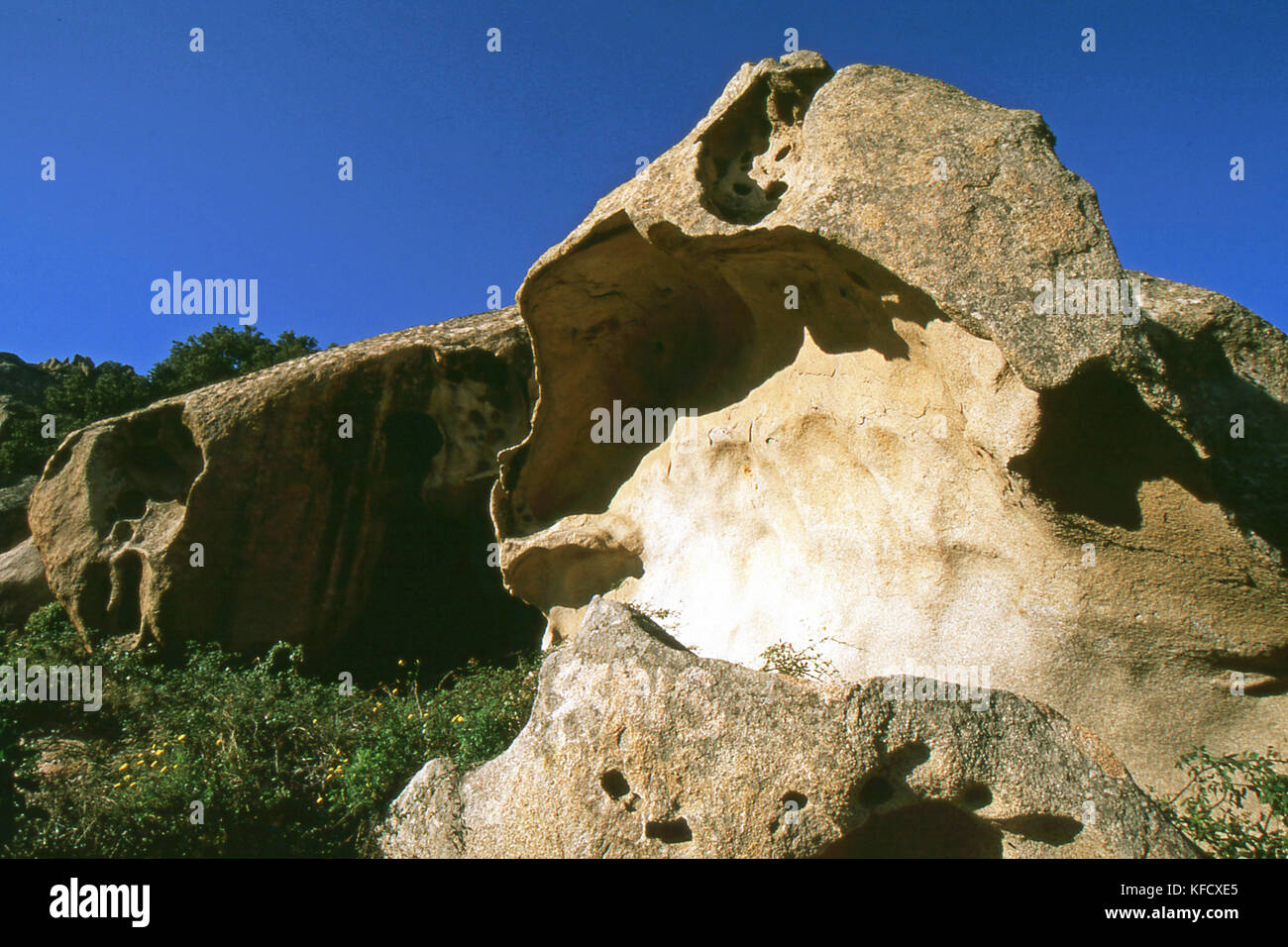 Typical granite rock of Sardinia Stock Photo - Alamy