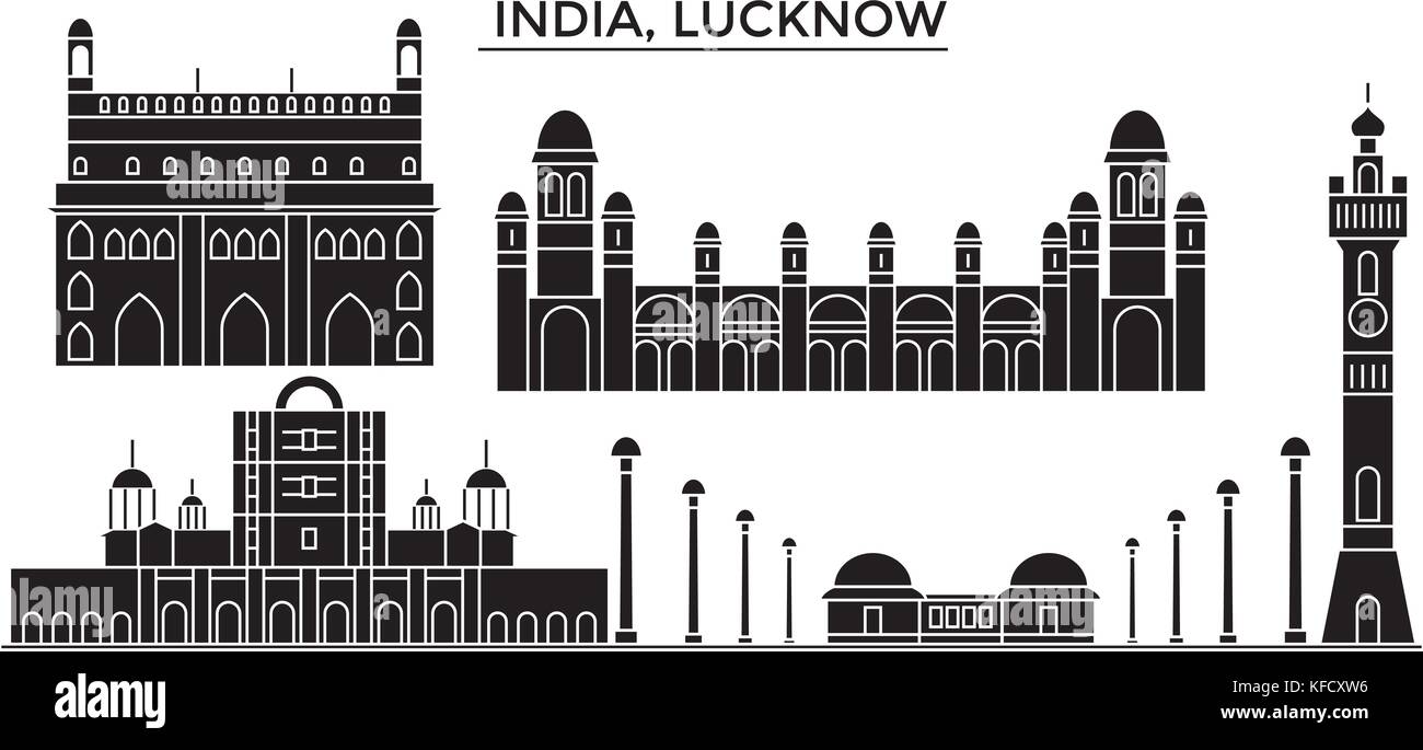 Rumi darwaza lucknow Stock Vector Images - Alamy