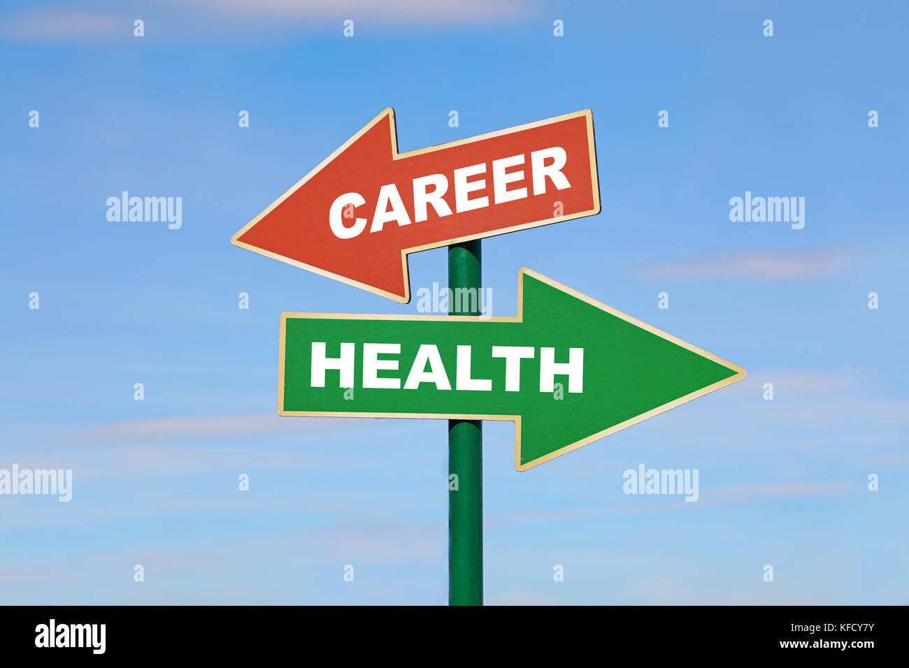 Signpost career hi-res stock photography and images - Alamy